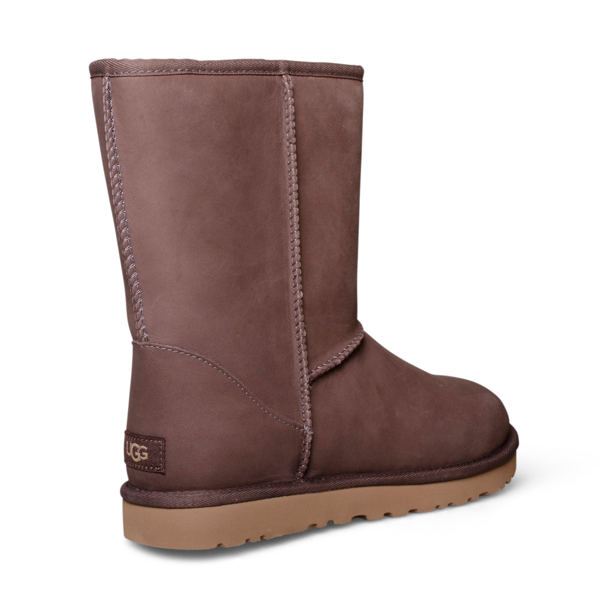 Ugg Classic Short Leather Brownstone Boots Womens Mycozyboots