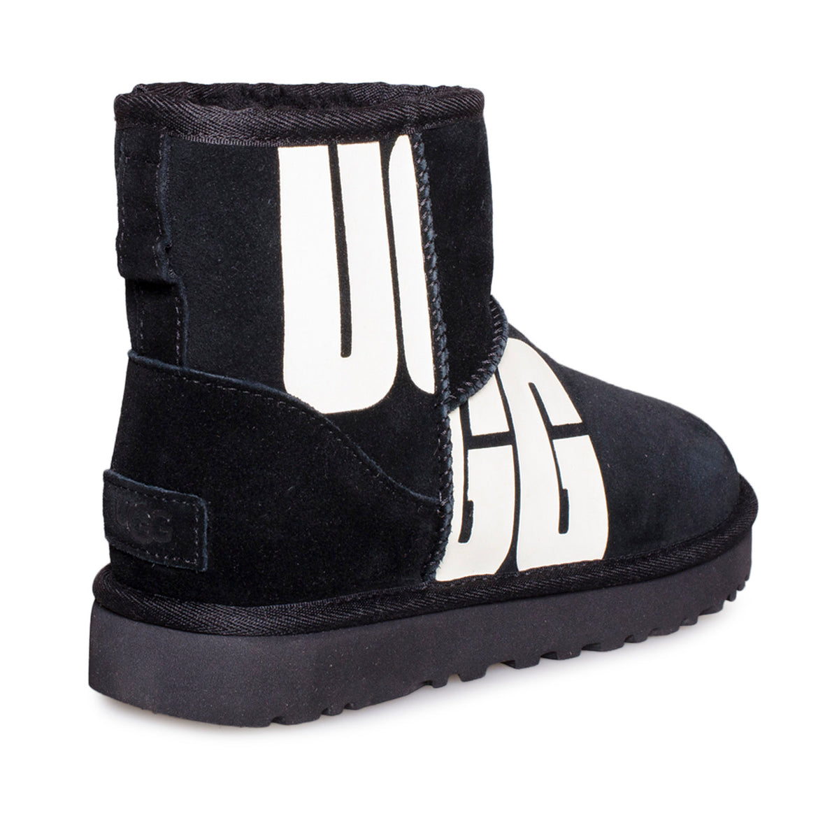 UGG Classic Mini Chopd Black Boots - Women's – MyCozyBoots