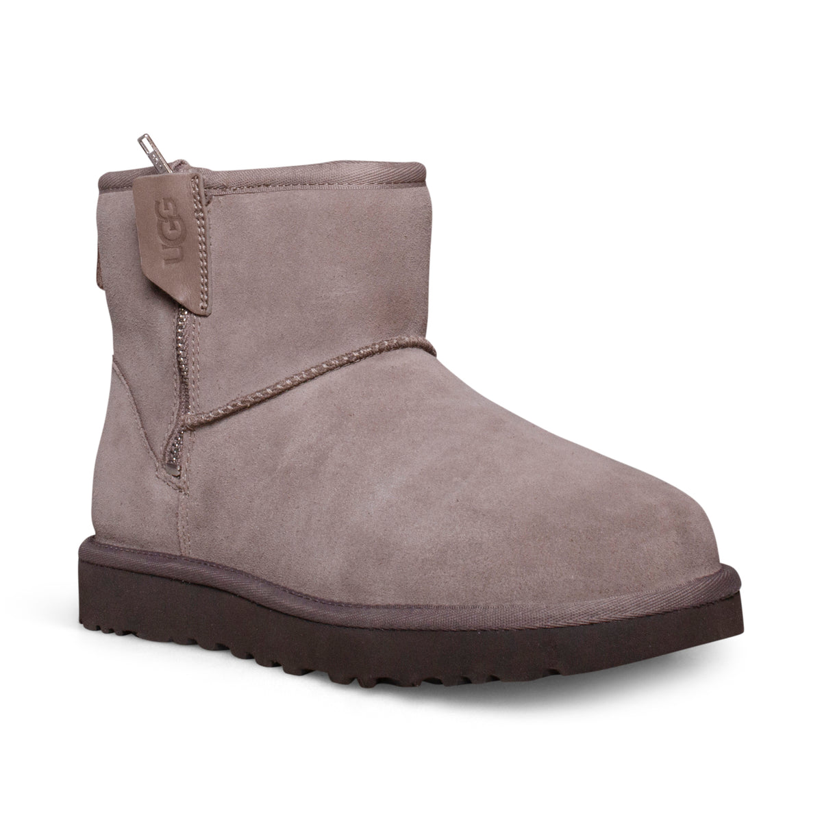 UGG Classic Mini Bailey Zip Smoke Plum Boots - Women's – MyCozyBoots