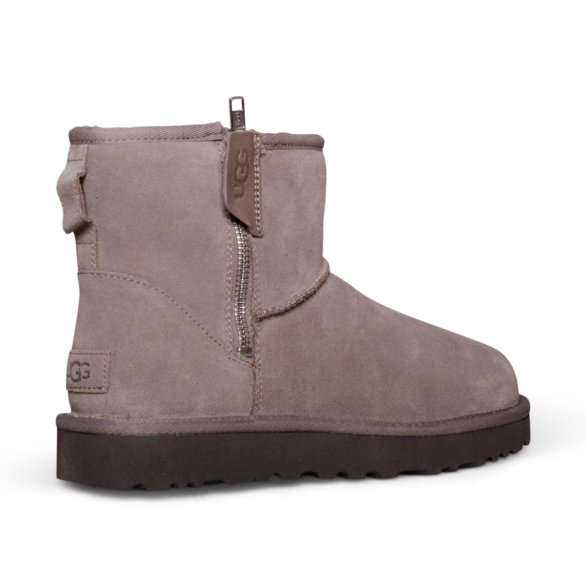 UGG Classic Mini Bailey Zip Smoke Plum Boots - Women's – MyCozyBoots