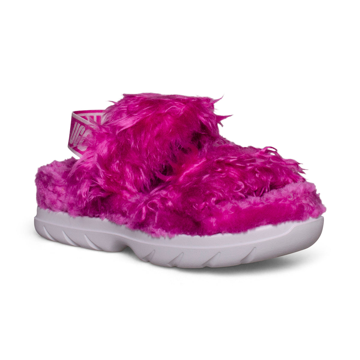 UGG Fluff Sugar Dragon Fruit Sandals - Women's – MyCozyBoots