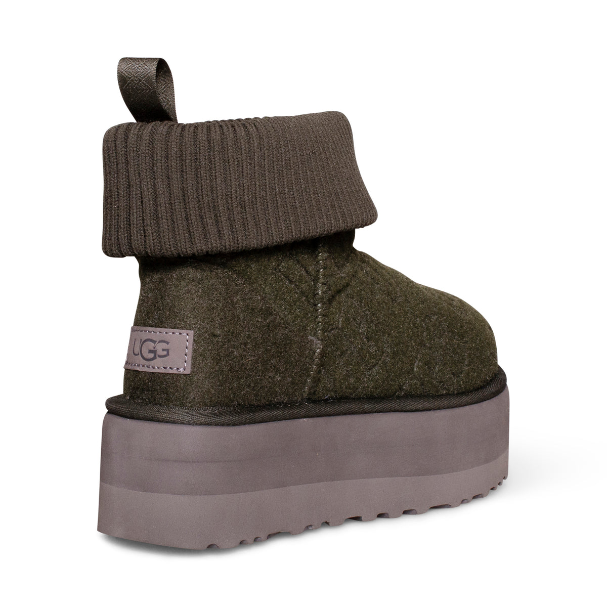 UGG Classic Mini Platform Felted Forest Night Boots - Women's – MyCozyBoots
