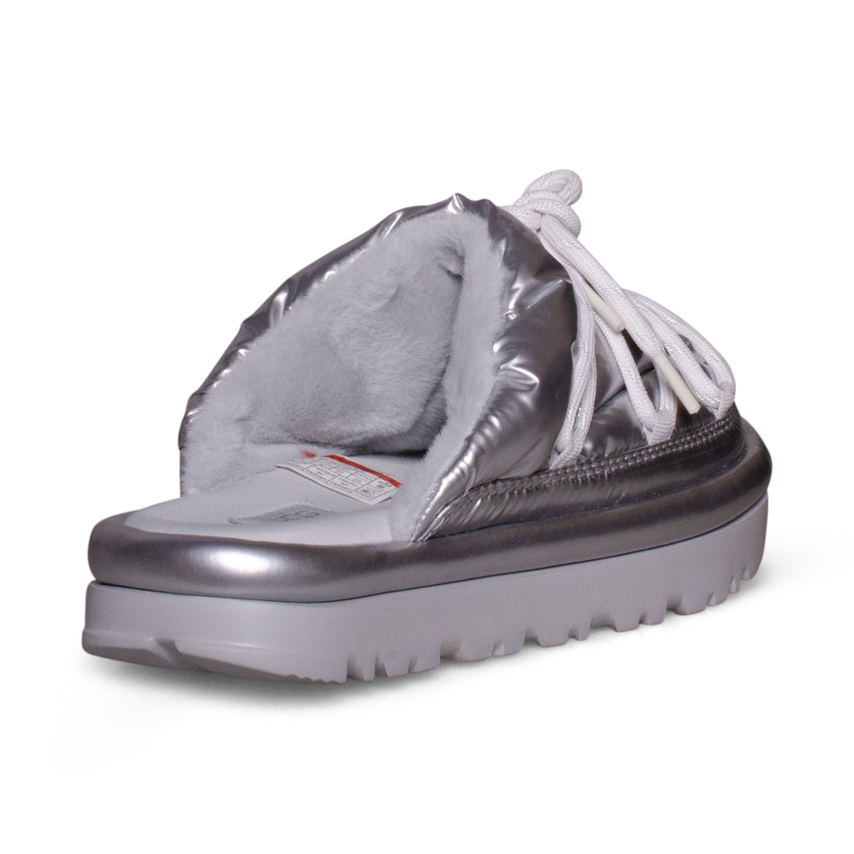 UGG Hi Shine Spaceslider Slide Silver Slippers - Women's – MyCozyBoots