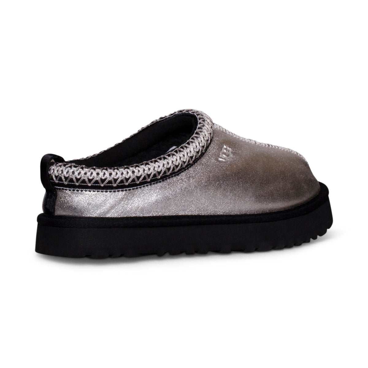 UGG Tazz Silver Metallic Slippers - Youth – MyCozyBoots