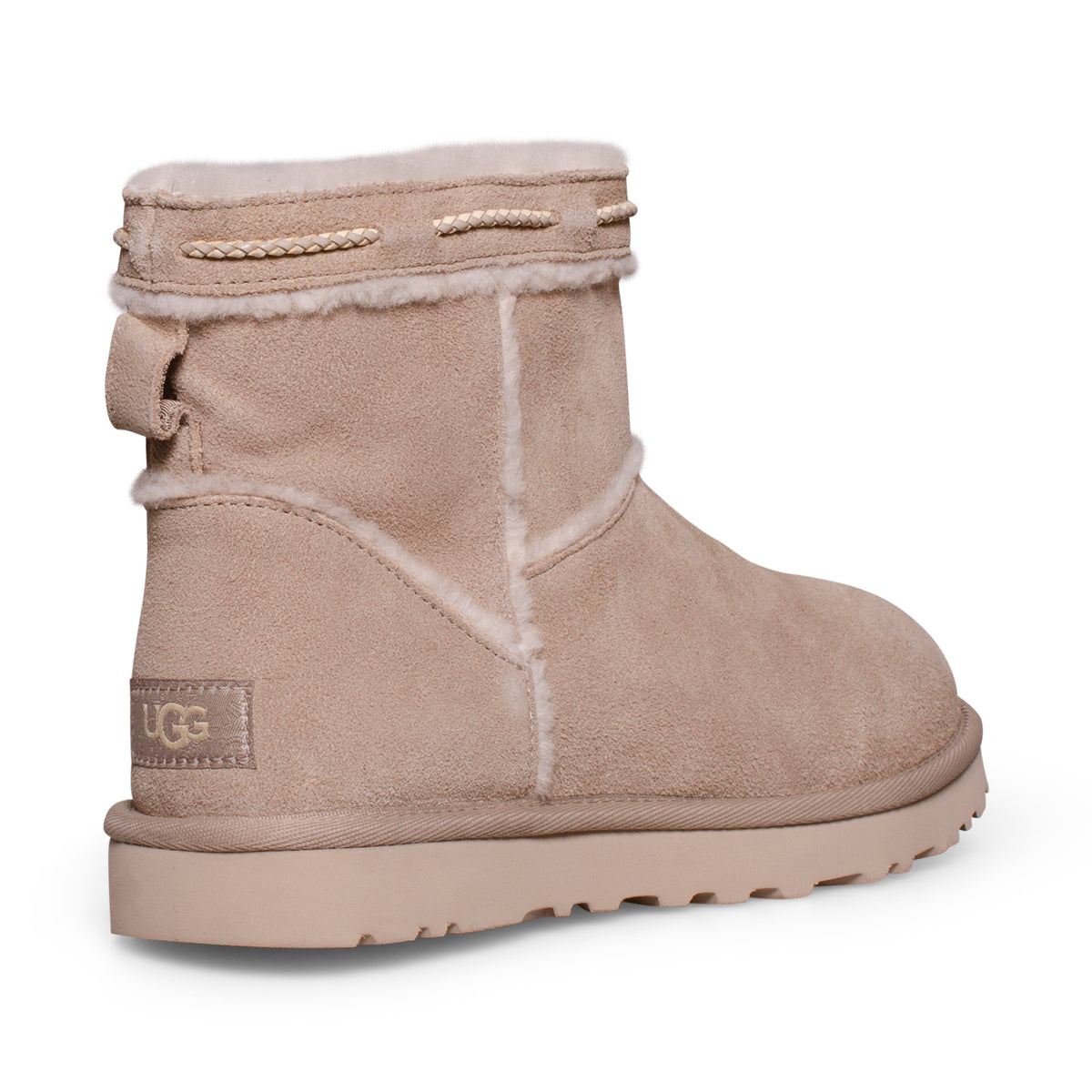 UGG Classic Mini Shearling Braid Dune Boots - Women's – MyCozyBoots