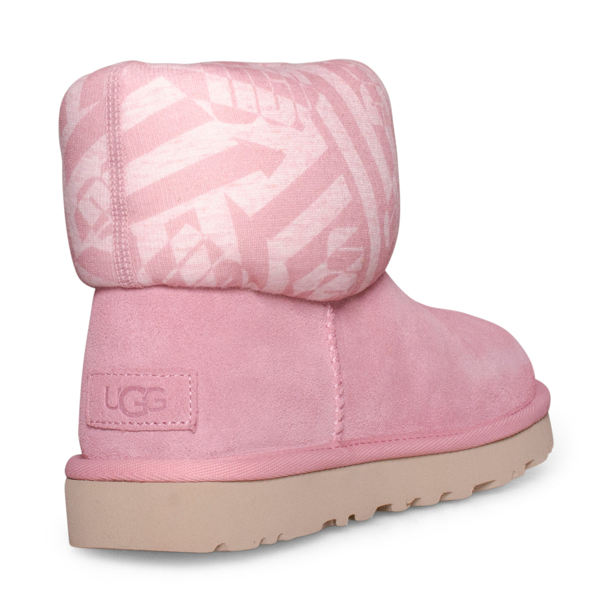 UGG Classic Mini Jersey Stripe Blush Boots - Women's – MyCozyBoots