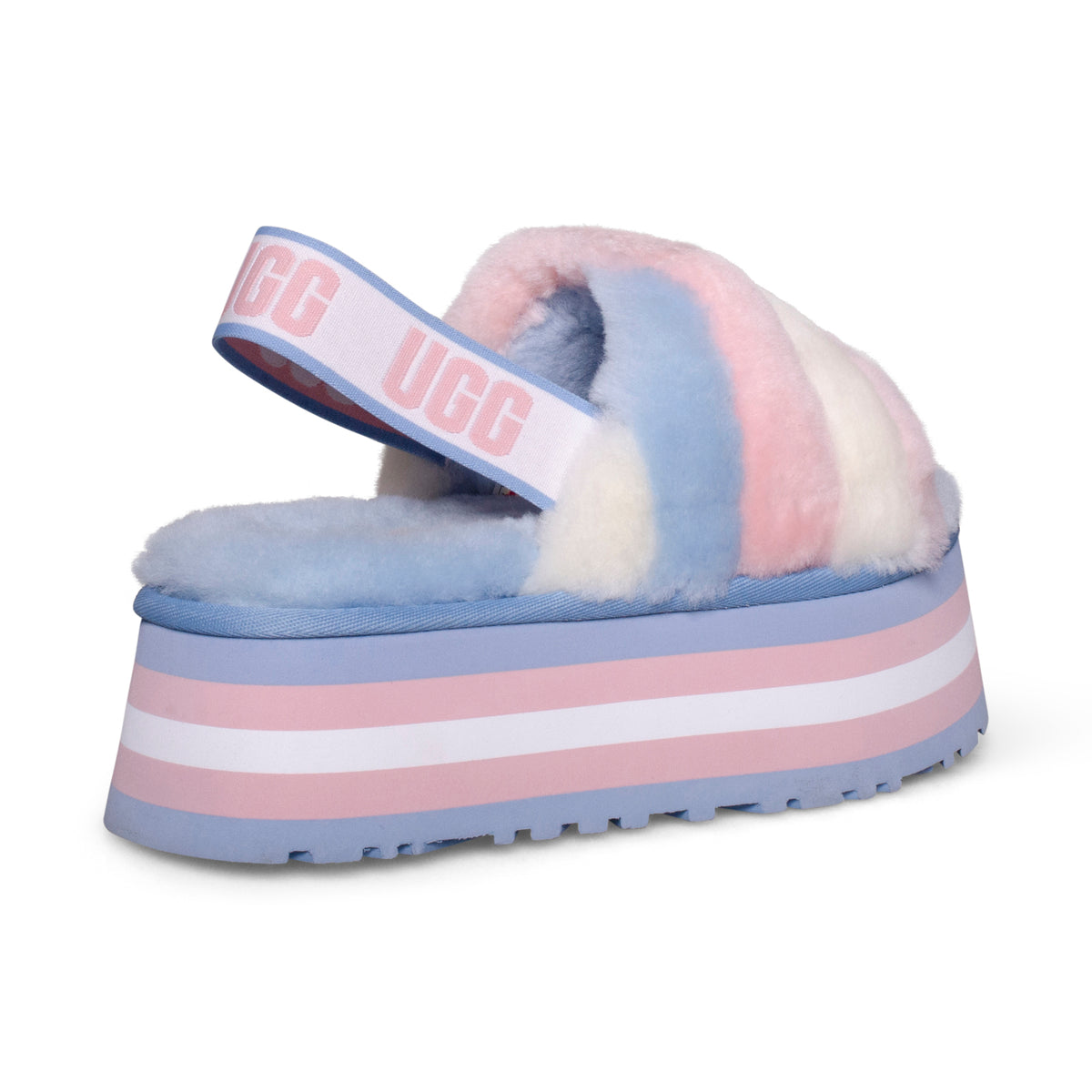 UGG Pride Disco Stripe Slide Combo Slippers - Women's – MyCozyBoots