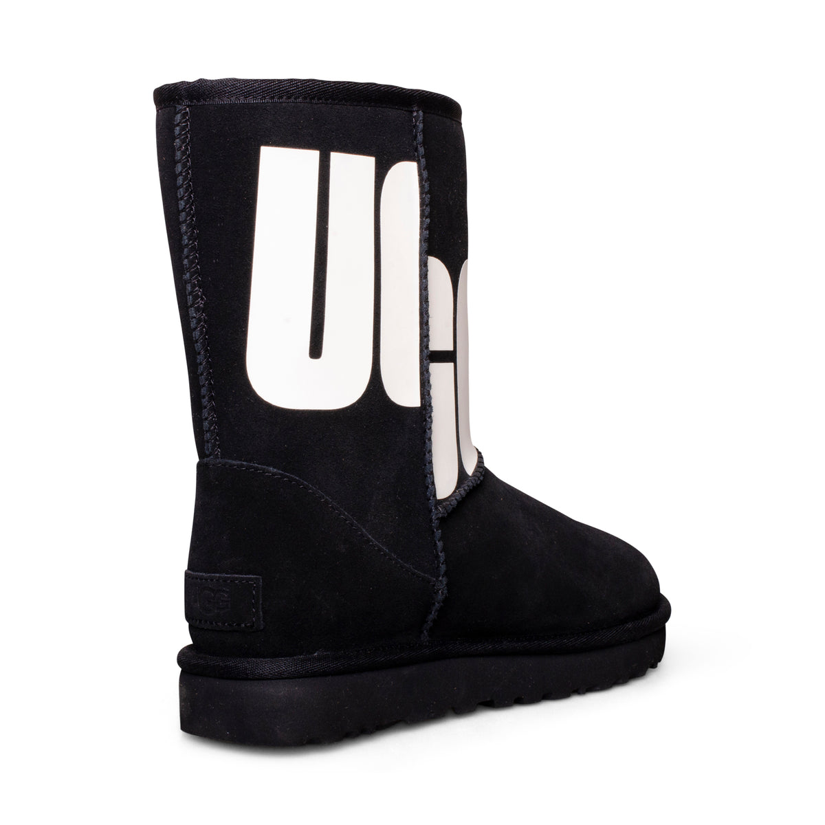 UGG Classic Short II Chopd Black Water Boots - Women's – MyCozyBoots