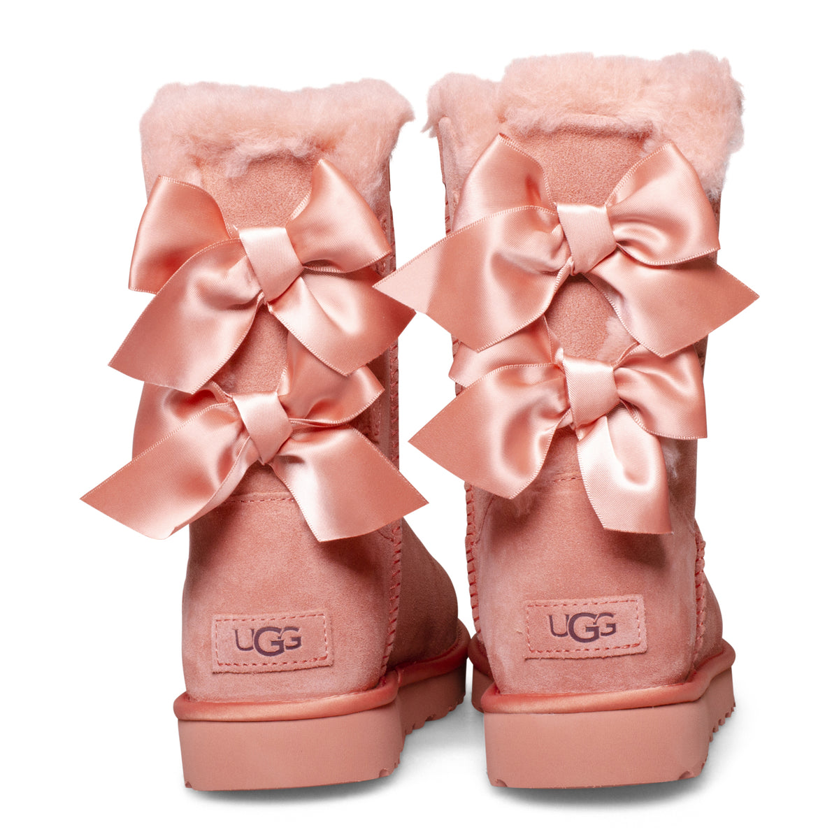 UGG Bailey Bow Satin Clay Pot Boots - Women's – MyCozyBoots