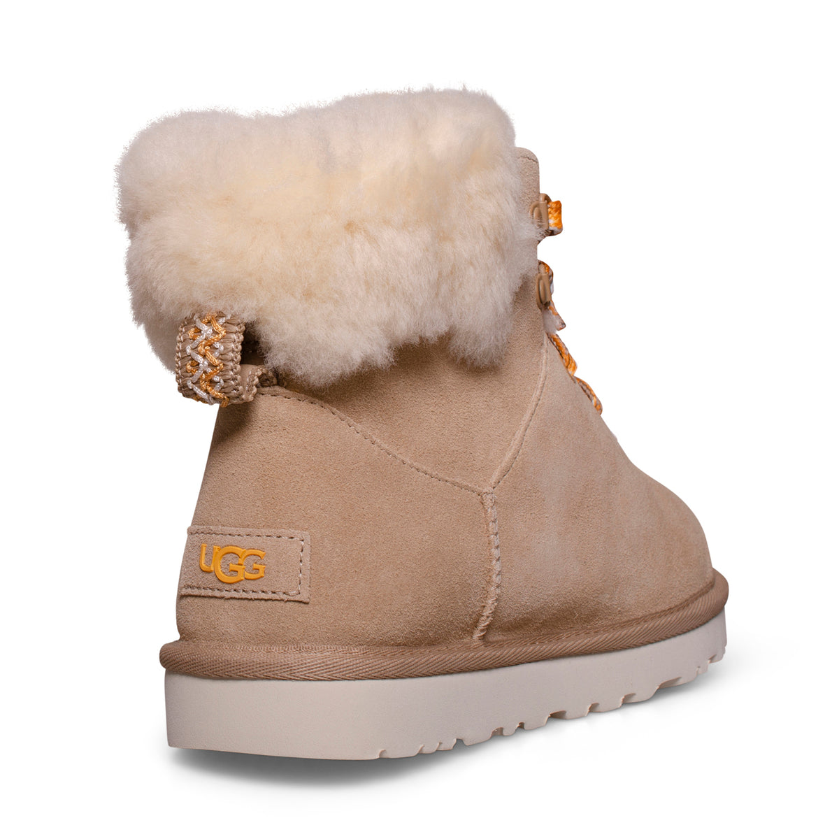 UGG Classic Mini Alpine Lace Sand Boots - Women's – MyCozyBoots