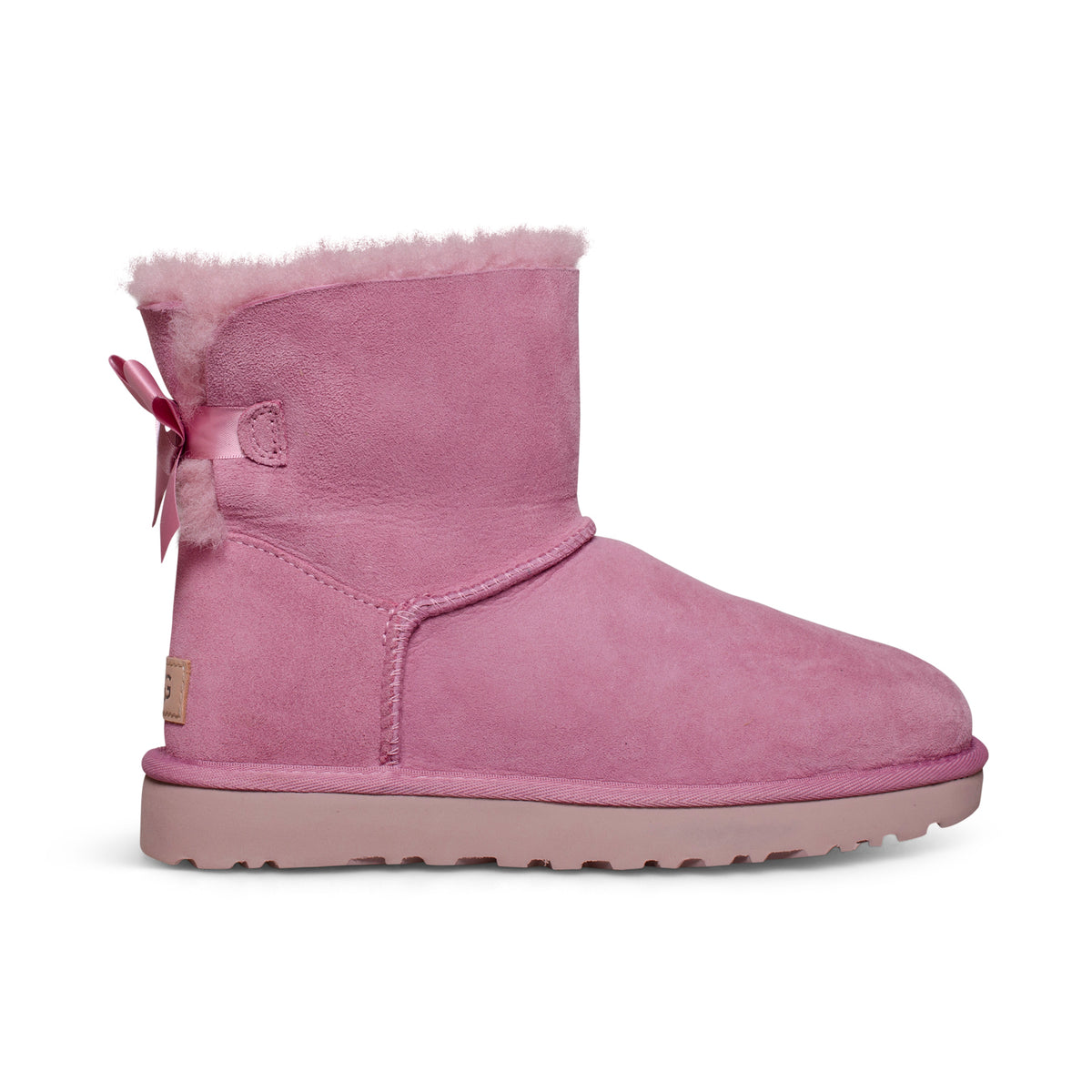 UGG Mini Bailey Bow II Dusty Orchid Boots - Women's – MyCozyBoots