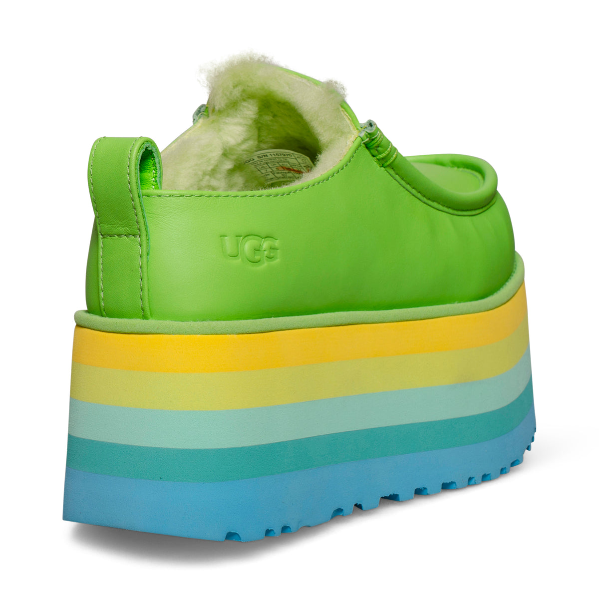 UGG URSeen Platform Green Multi Sandals - All Gender – MyCozyBoots