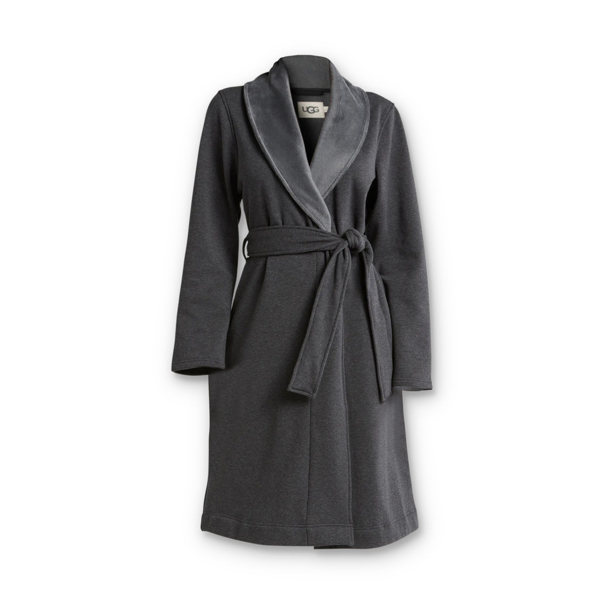 UGG Duffield II Black Bear Heather Robe - Women's – MyCozyBoots
