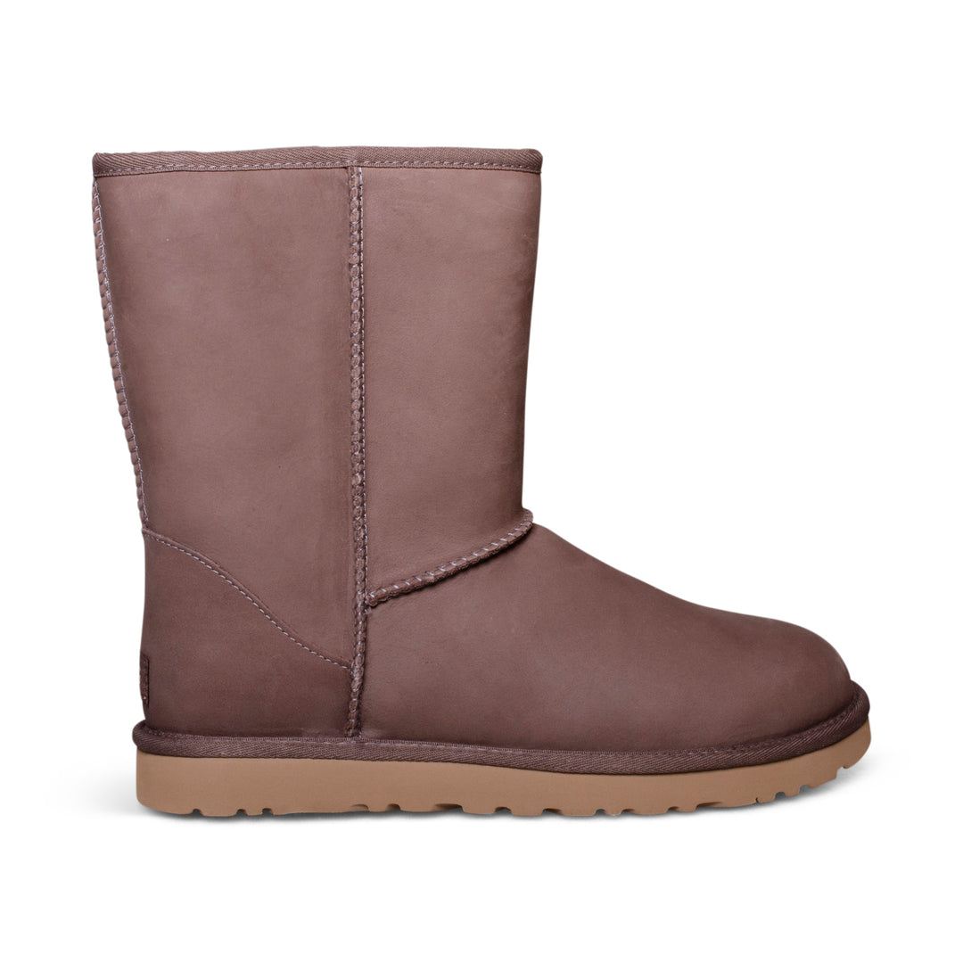 UGG Classic Short Leather Brownstone Boots Women s MyCozyBoots