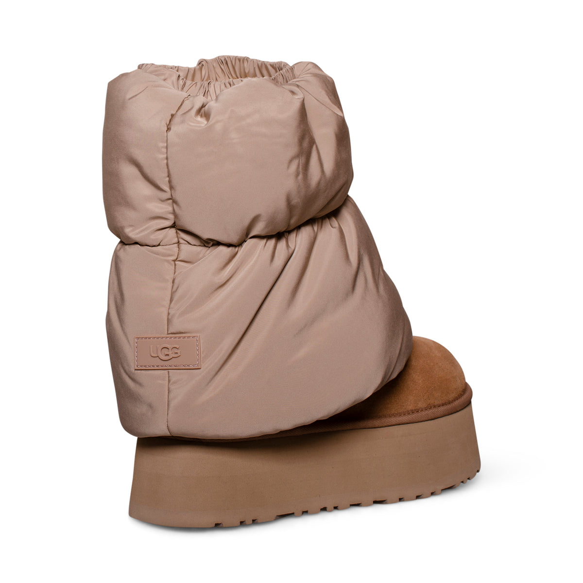 UGG Classic Mini Dipper Puffer Platform Amphora Chestnut Boots - Women ...