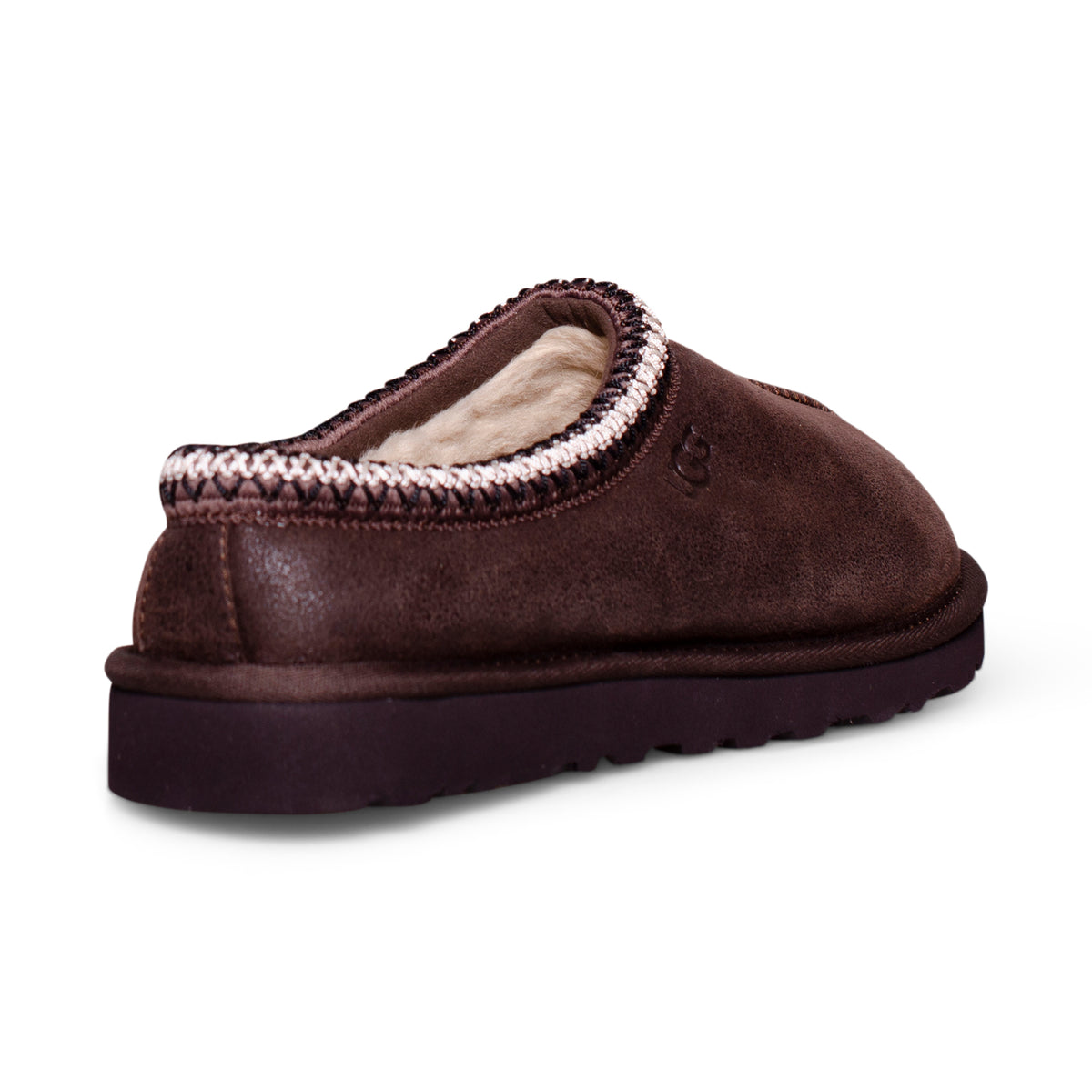 UGG Tasman Distressed Burnt Cedar Slippers - Men's – MyCozyBoots