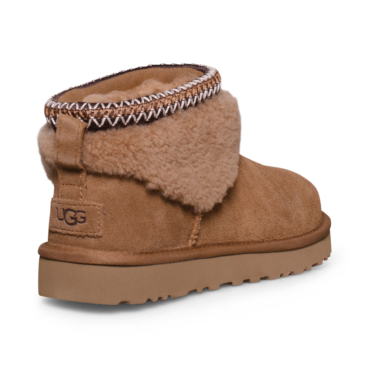 UGG Classic Ultra Mini Maxi Curly Chestnut Boots - Women's – MyCozyBoots