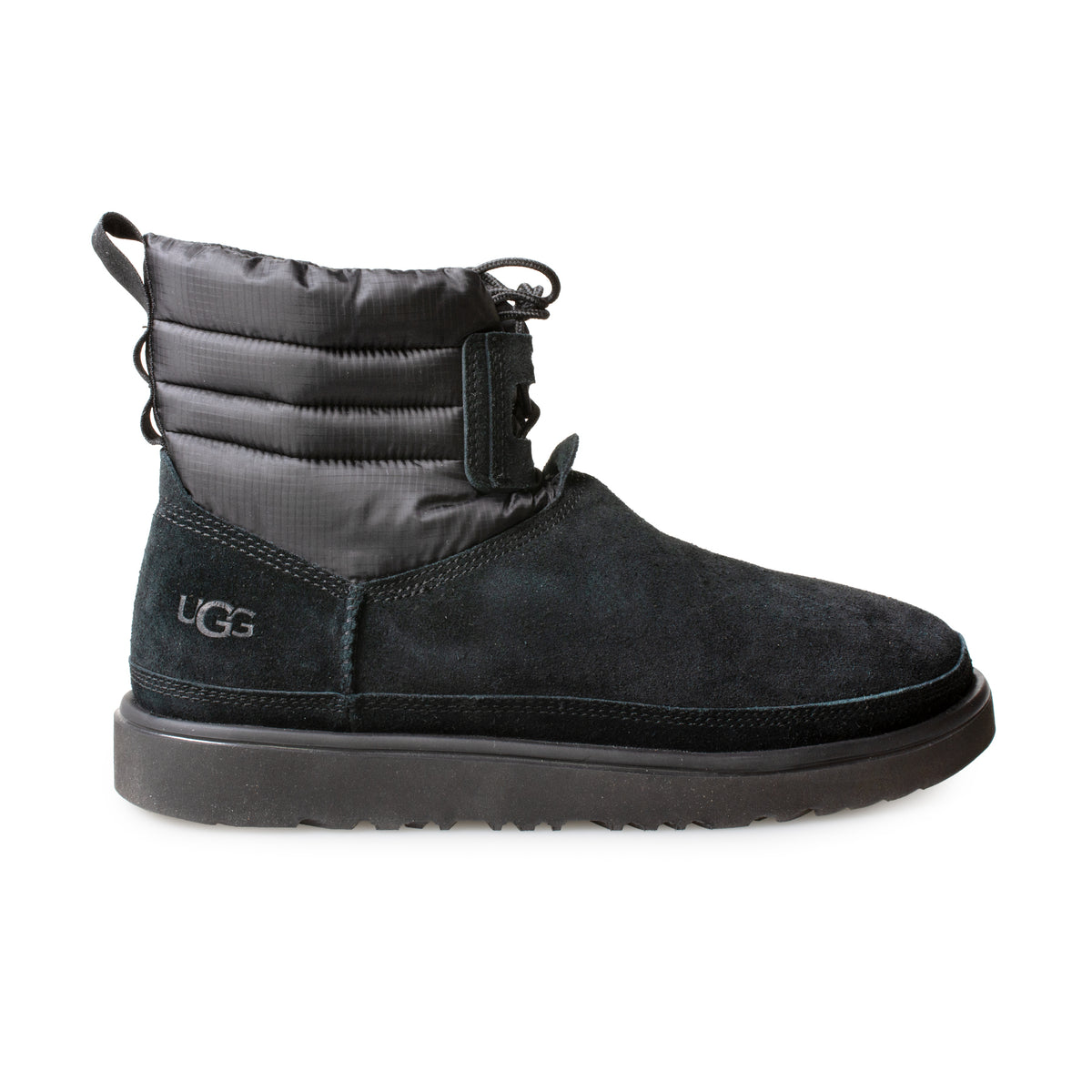 UGG Classic Mini Lace Up Weather Black Boots - Men's – MyCozyBoots