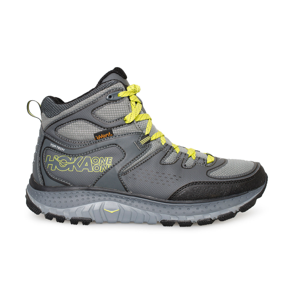 Hoka One One Tor Tech Mid WP Grey / Acid Boots - Men's – MyCozyBoots