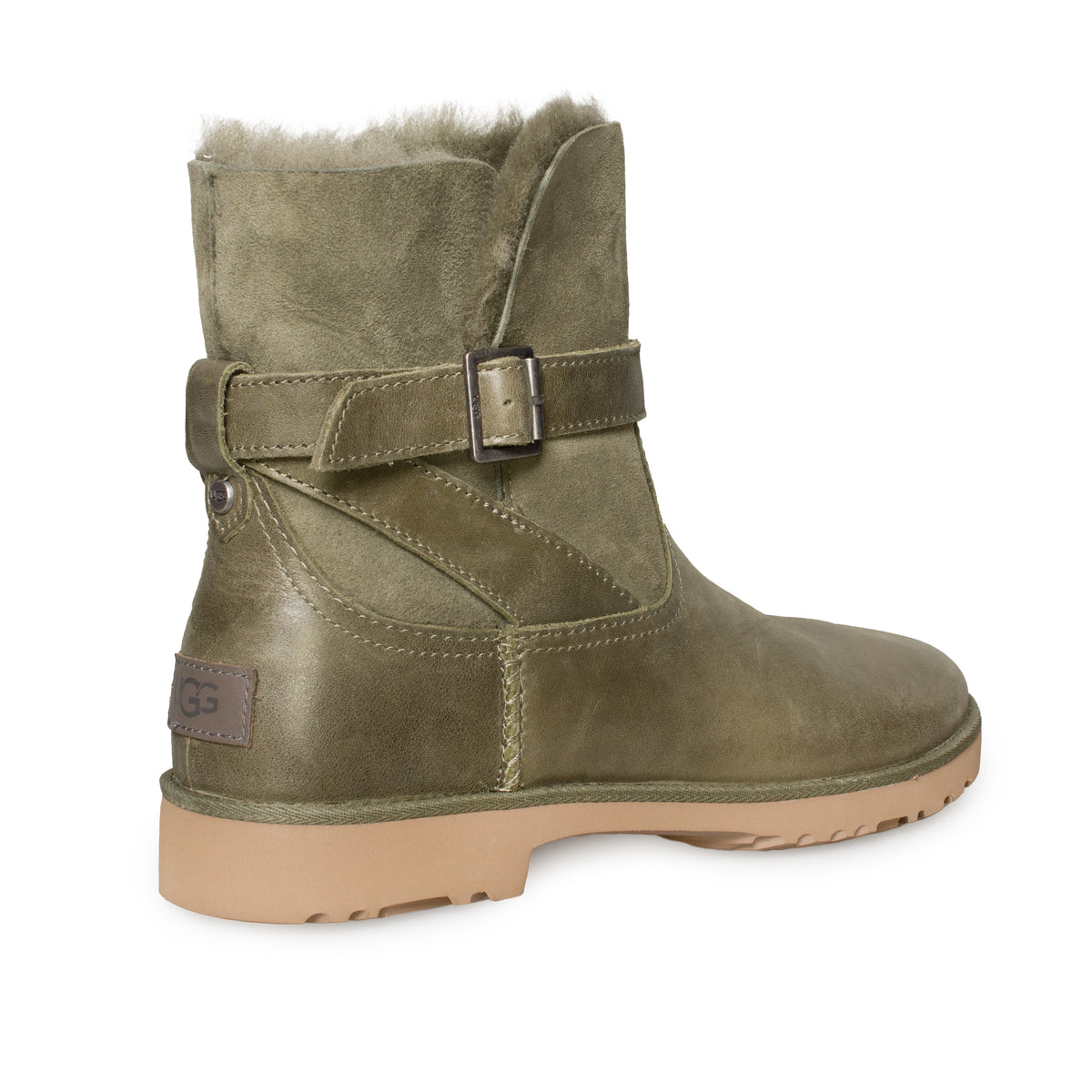 UGG Romely Buckle Burnt Olive Boots - Women's – MyCozyBoots