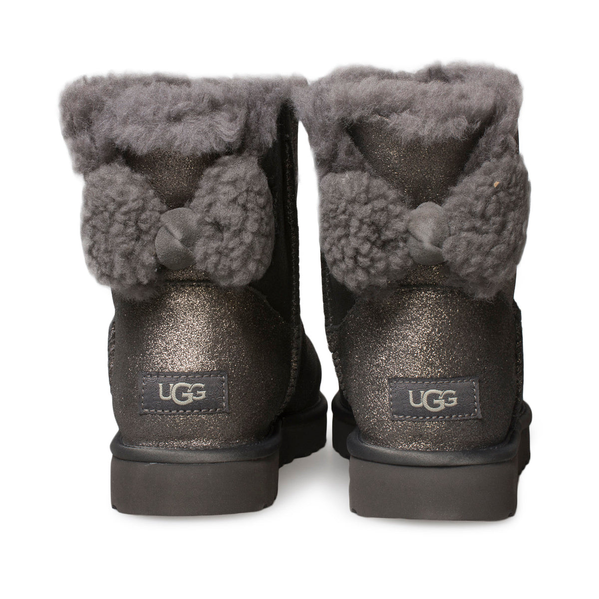 UGG Arielle Sparkle Gunmetal Boots - Women's – MyCozyBoots