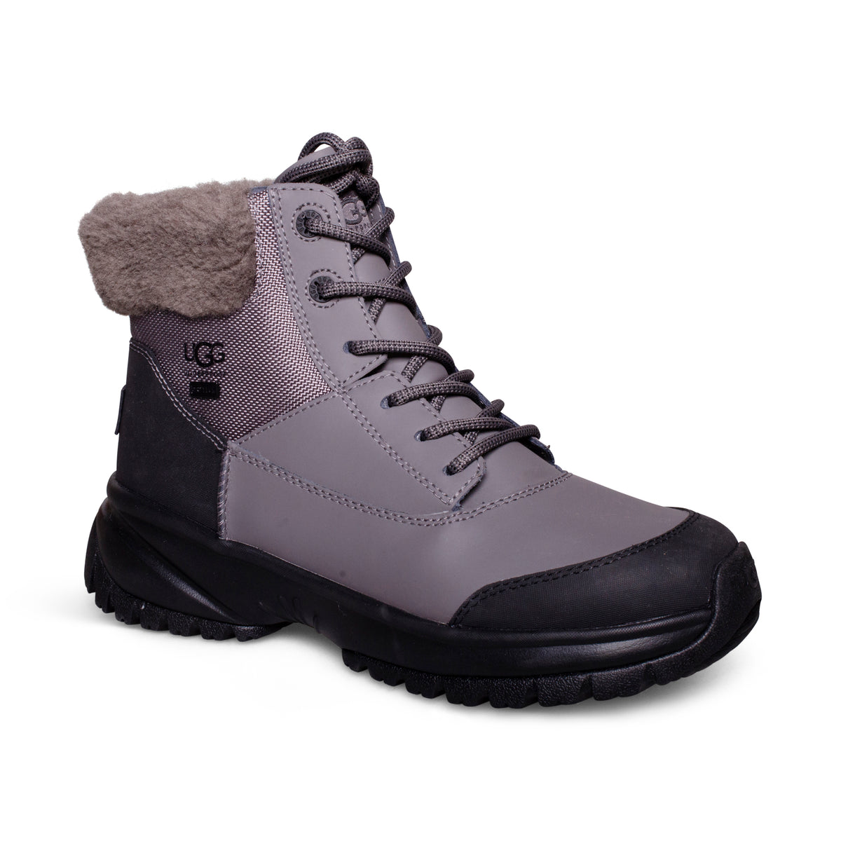 UGG Yose Fluff V2 Slate Boots - Women's – MyCozyBoots