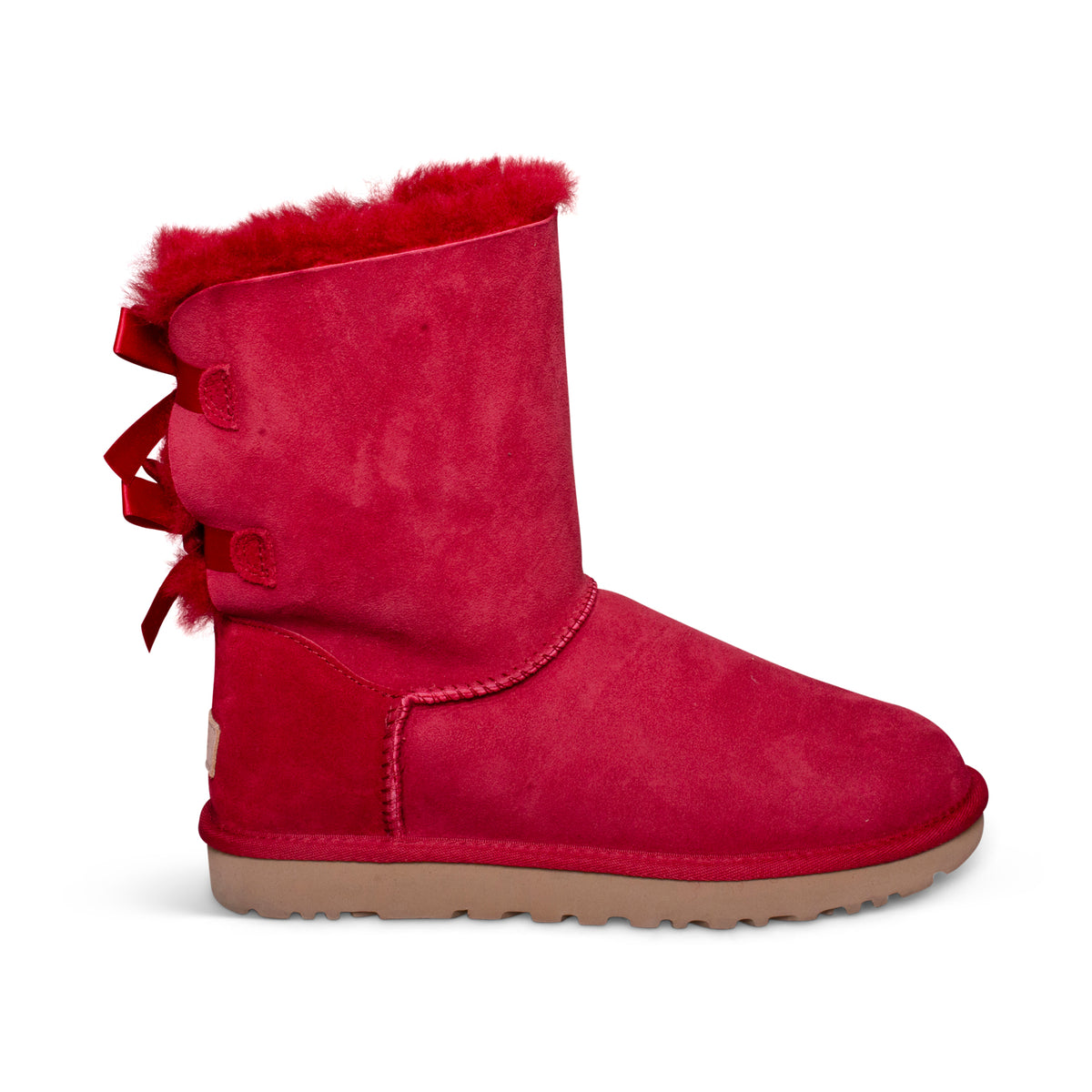 UGG Bailey Bow II Red Wine Boots - Women's – MyCozyBoots