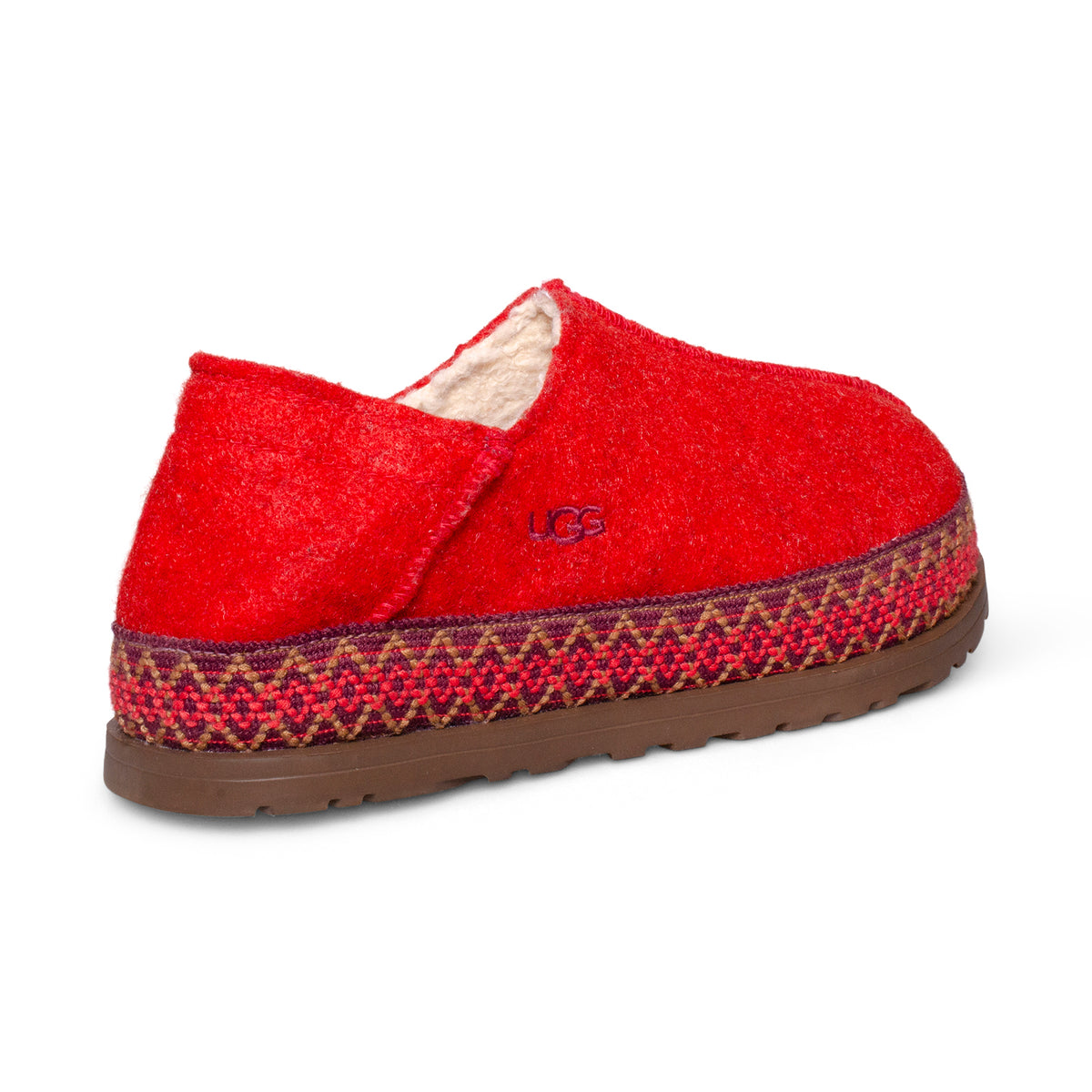 UGG Tasman Refelt Red Currant Slippers - Women's – MyCozyBoots
