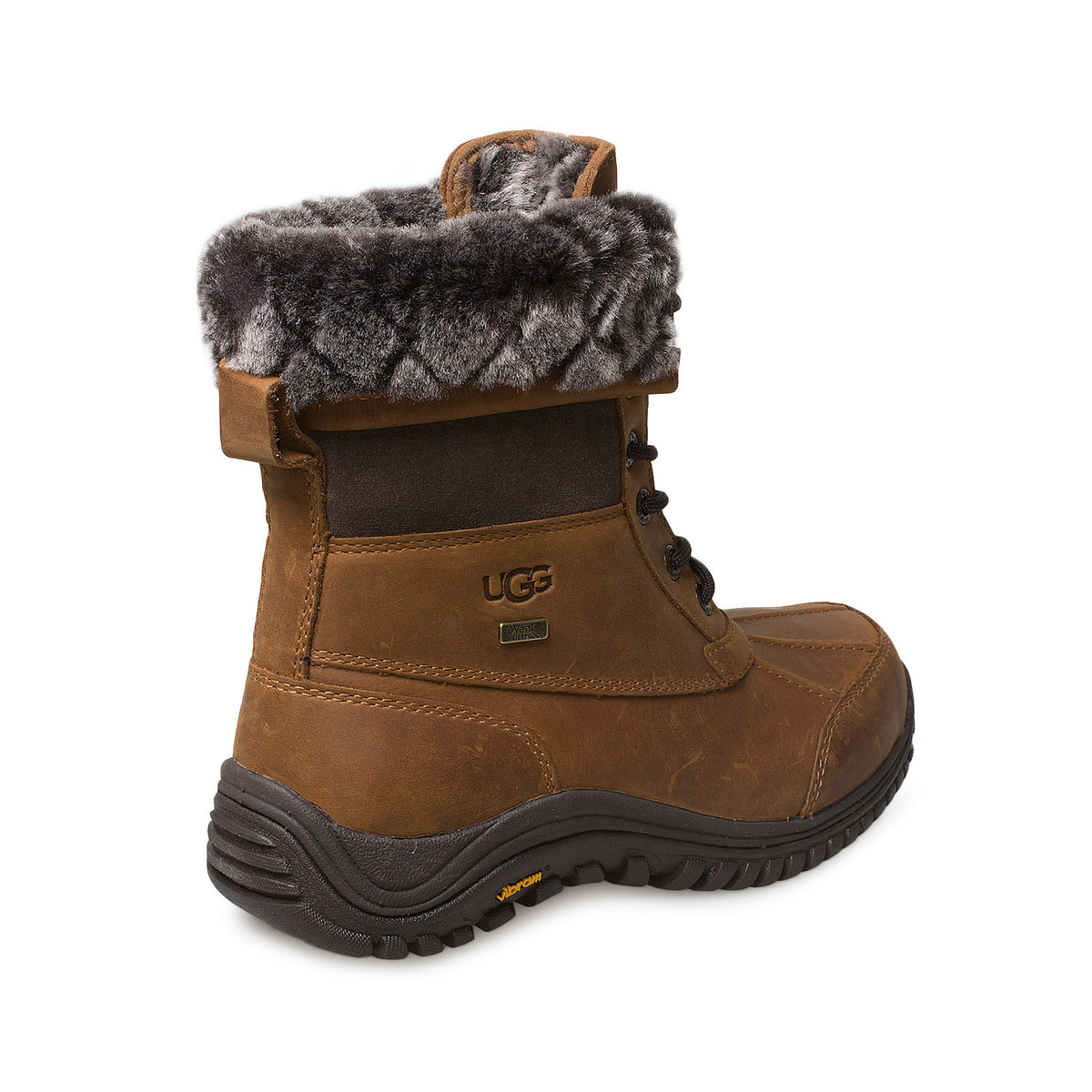 UGG Adirondack II Luxe Quilt Friar Brown Boots - Women's – MyCozyBoots