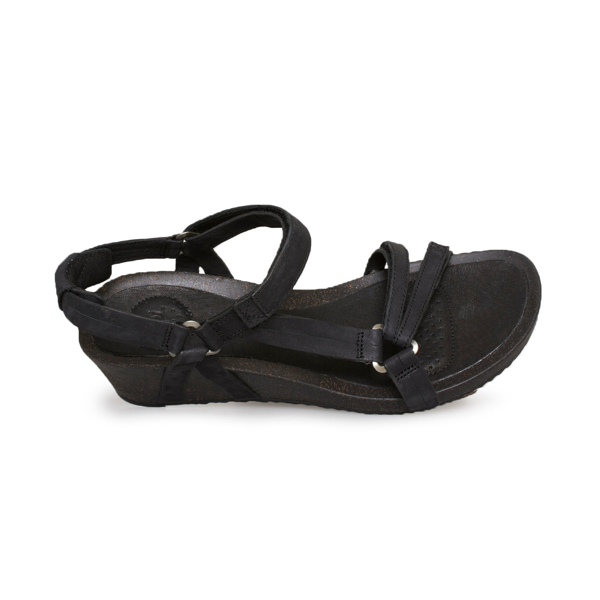 Teva Ysidro Universal Wedge Black Wedge Sandals – MyCozyBoots