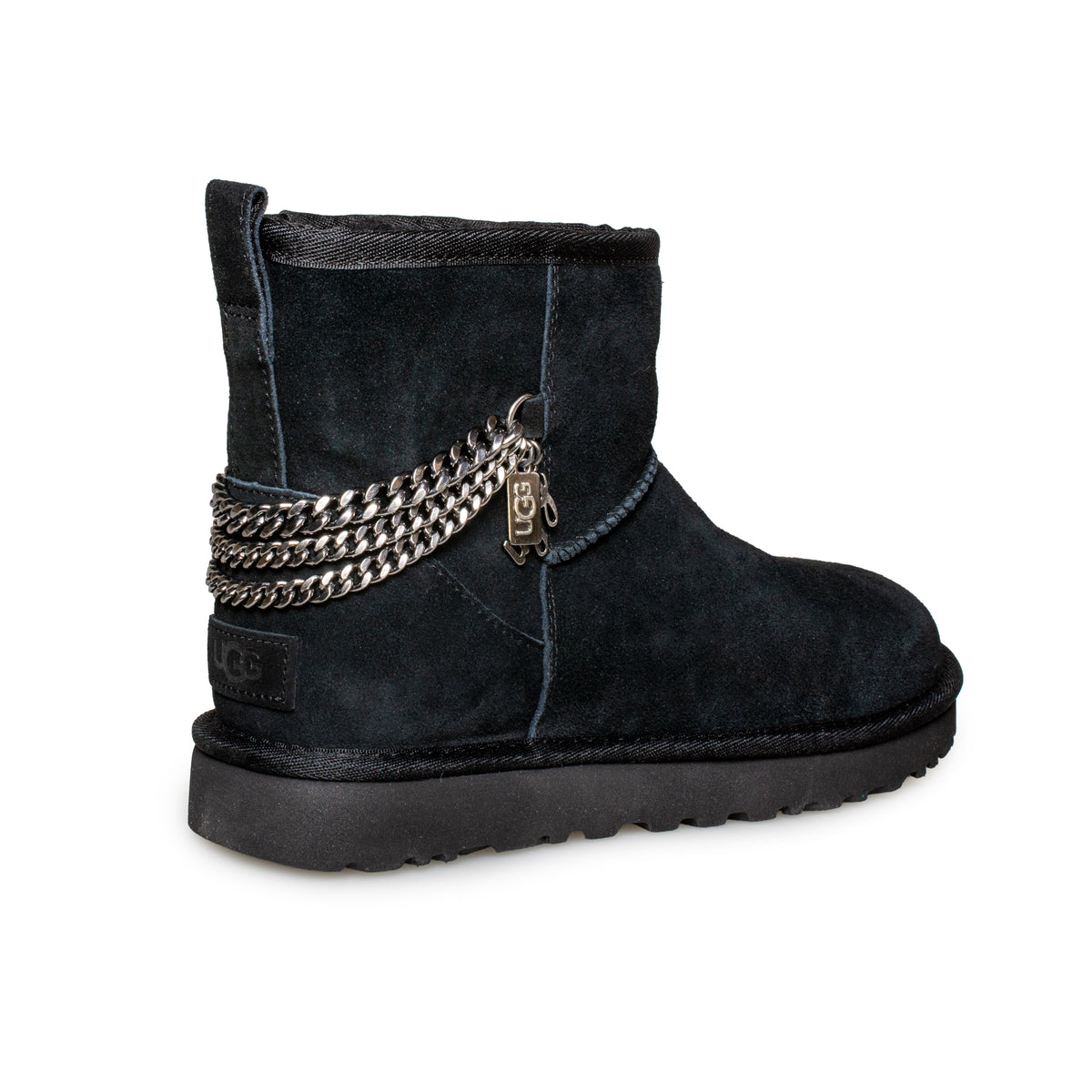 UGG Classic Mini Chains Black Boots - Women's – MyCozyBoots