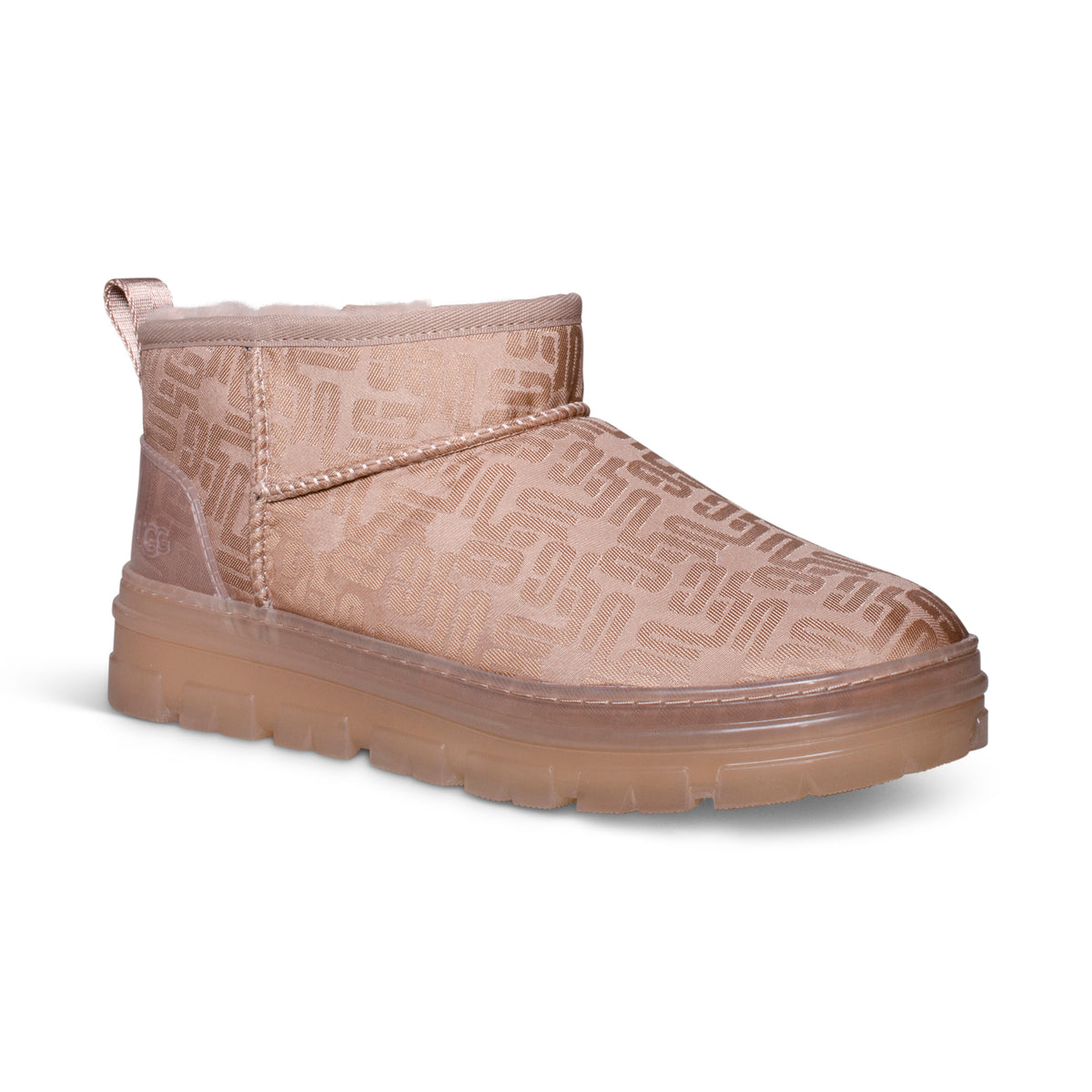UGG Classic Ultra Mini Monogram Tan Grey Boots - Women's – MyCozyBoots