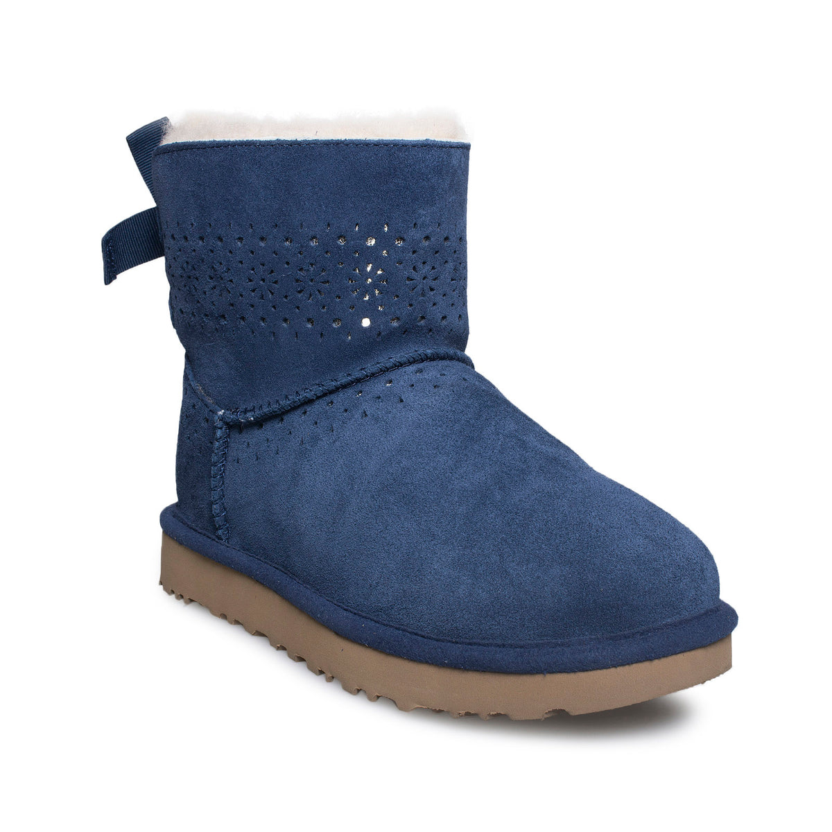 UGG Dae Sunshine Perf Navy Boots - Women's – MyCozyBoots