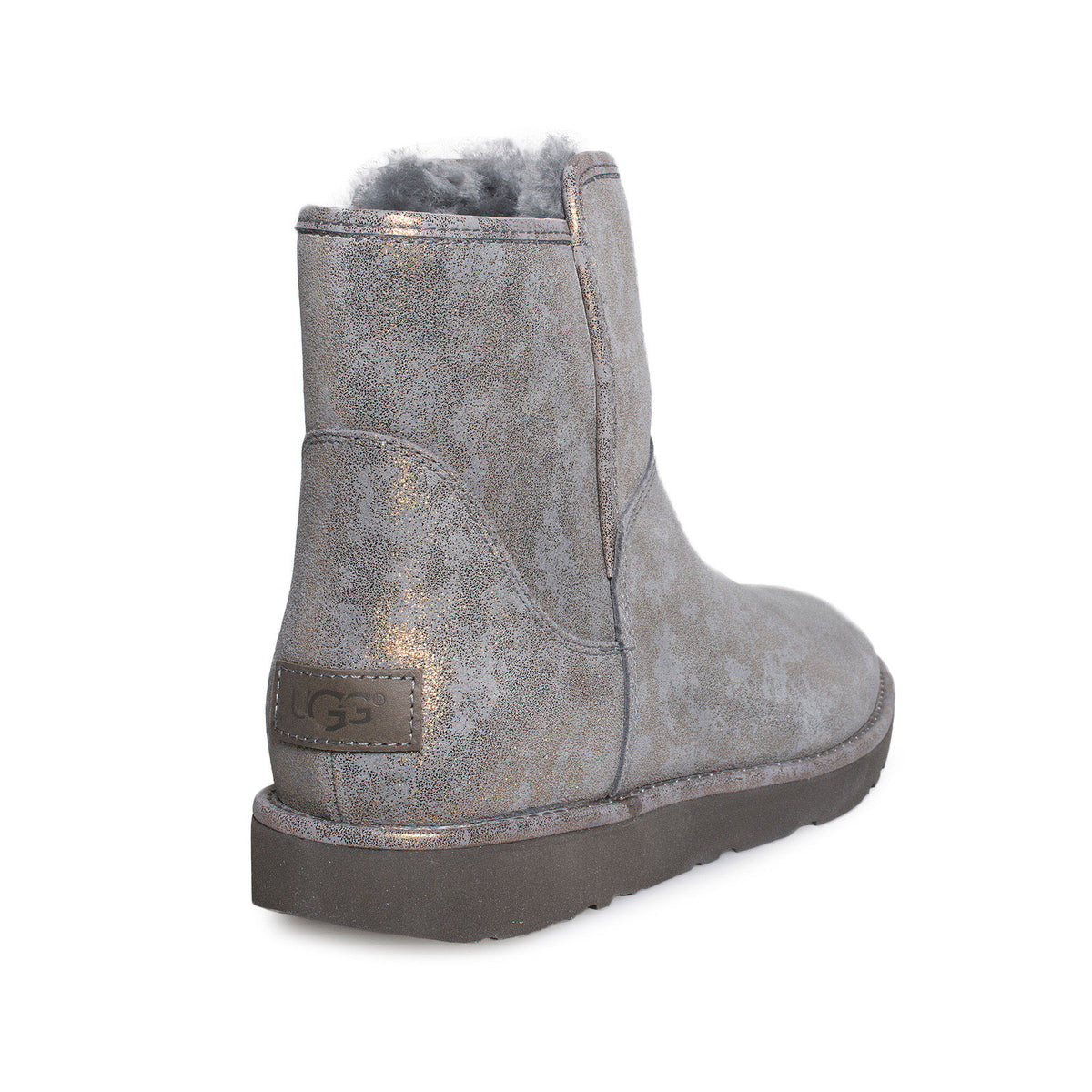 UGG Abree Mini Stardust Gunmetal Boots - Women's – MyCozyBoots