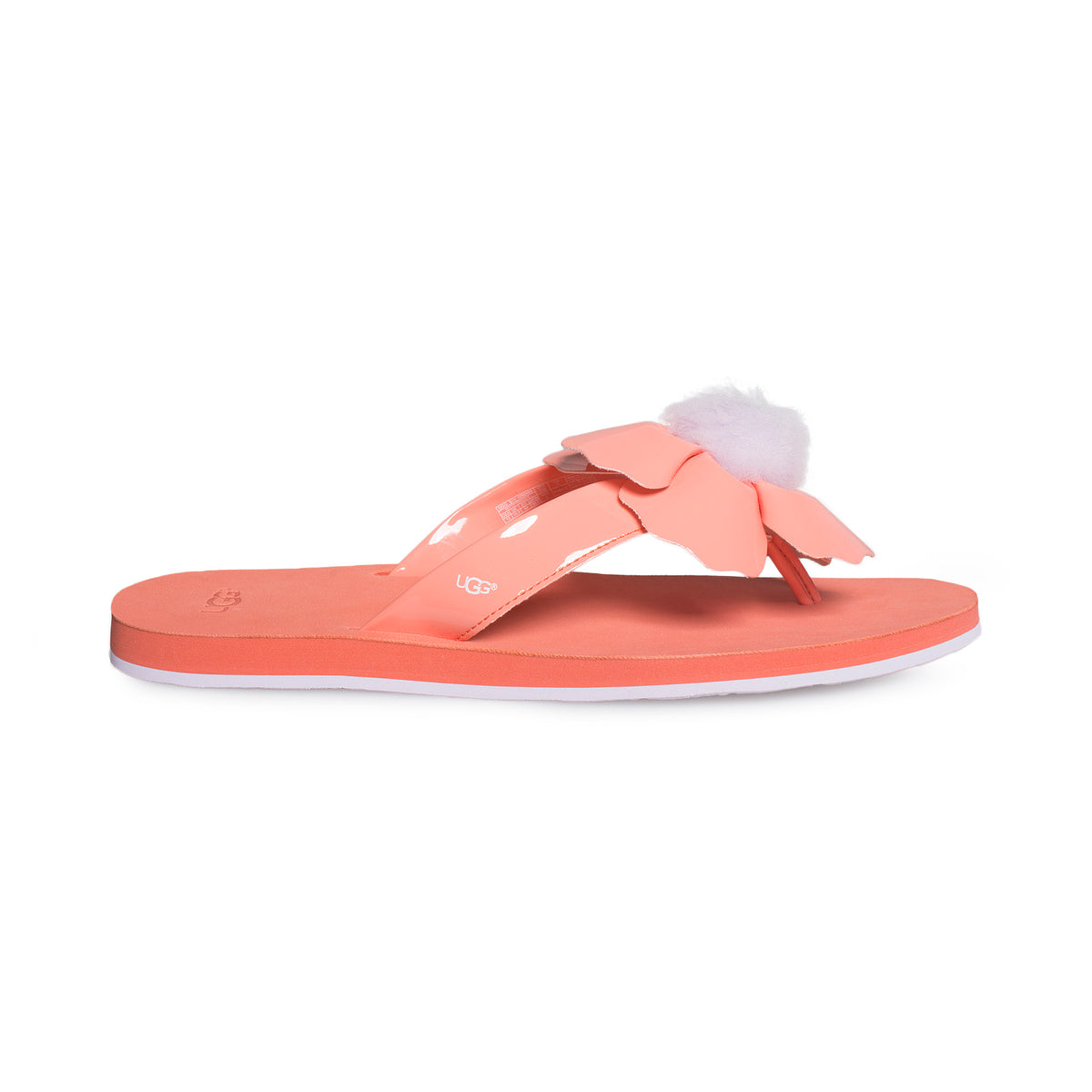 UGG Poppy Fusion Coral Flip Flops - Women's – MyCozyBoots