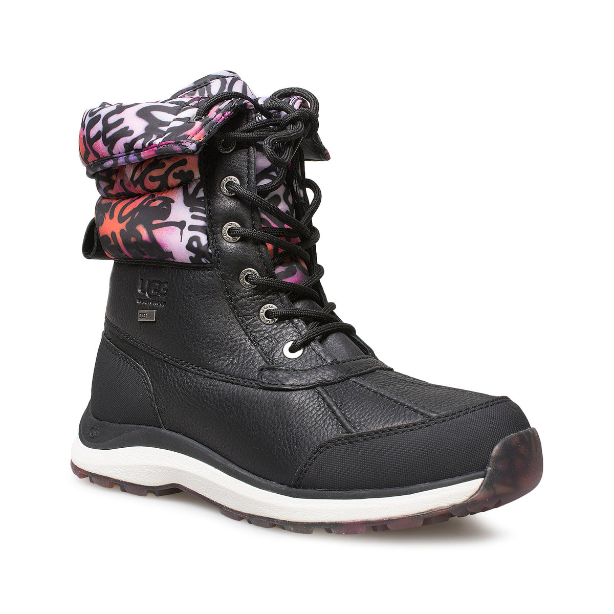 UGG Adirondack III Graffiti Black Boots - Women's – MyCozyBoots