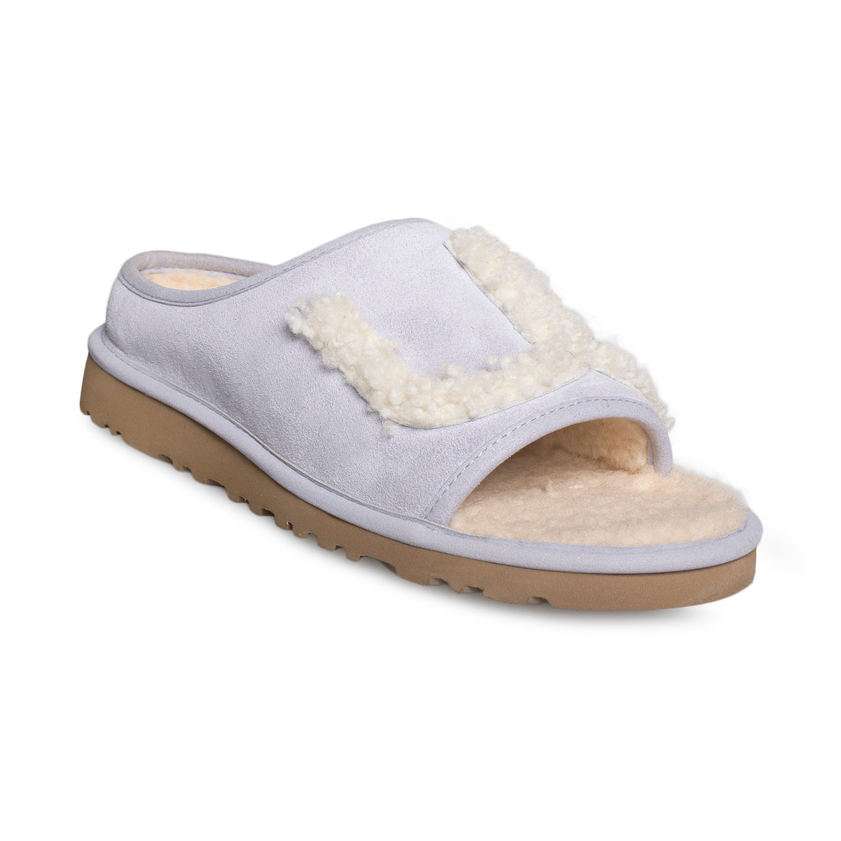 UGG Slide Fog / Natural Slippers - Women's – MyCozyBoots