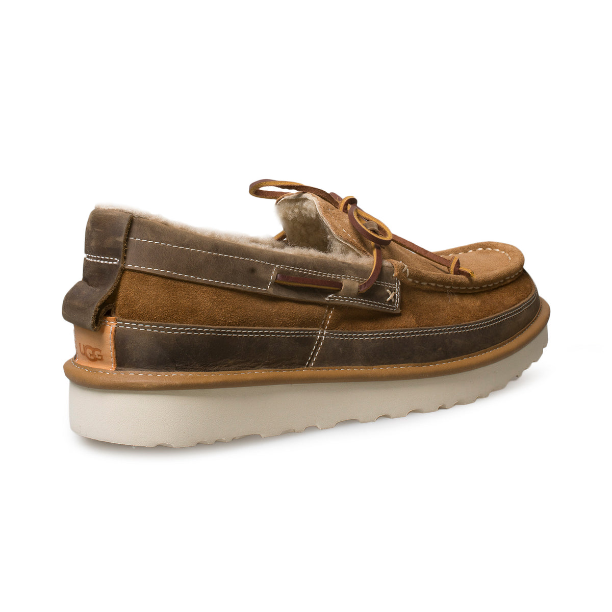 UGG Dex Lace Up Chestnut Slippers - Men's – MyCozyBoots