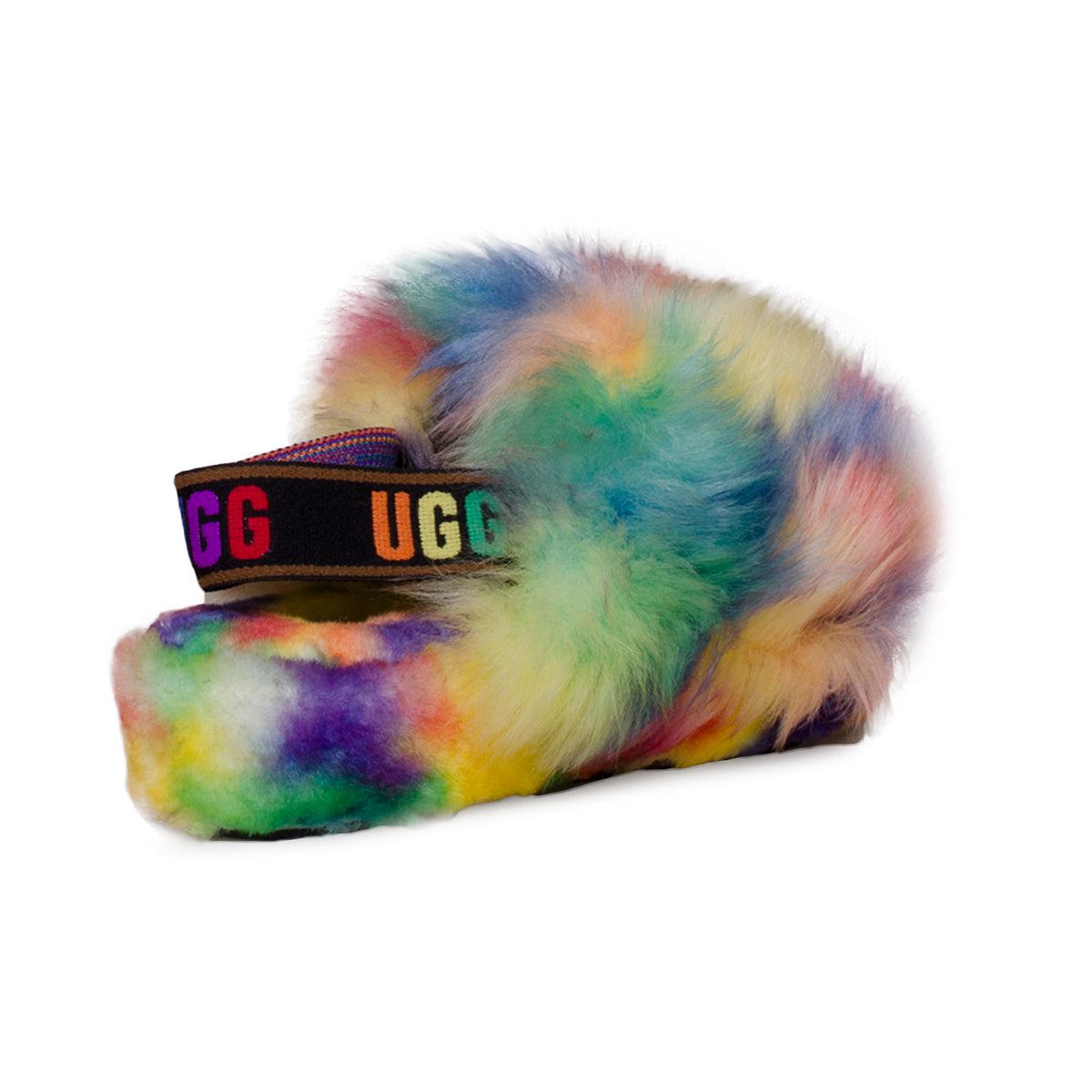 UGG Fluff Yeah Pride Rainbow Slippers - Women's – MyCozyBoots