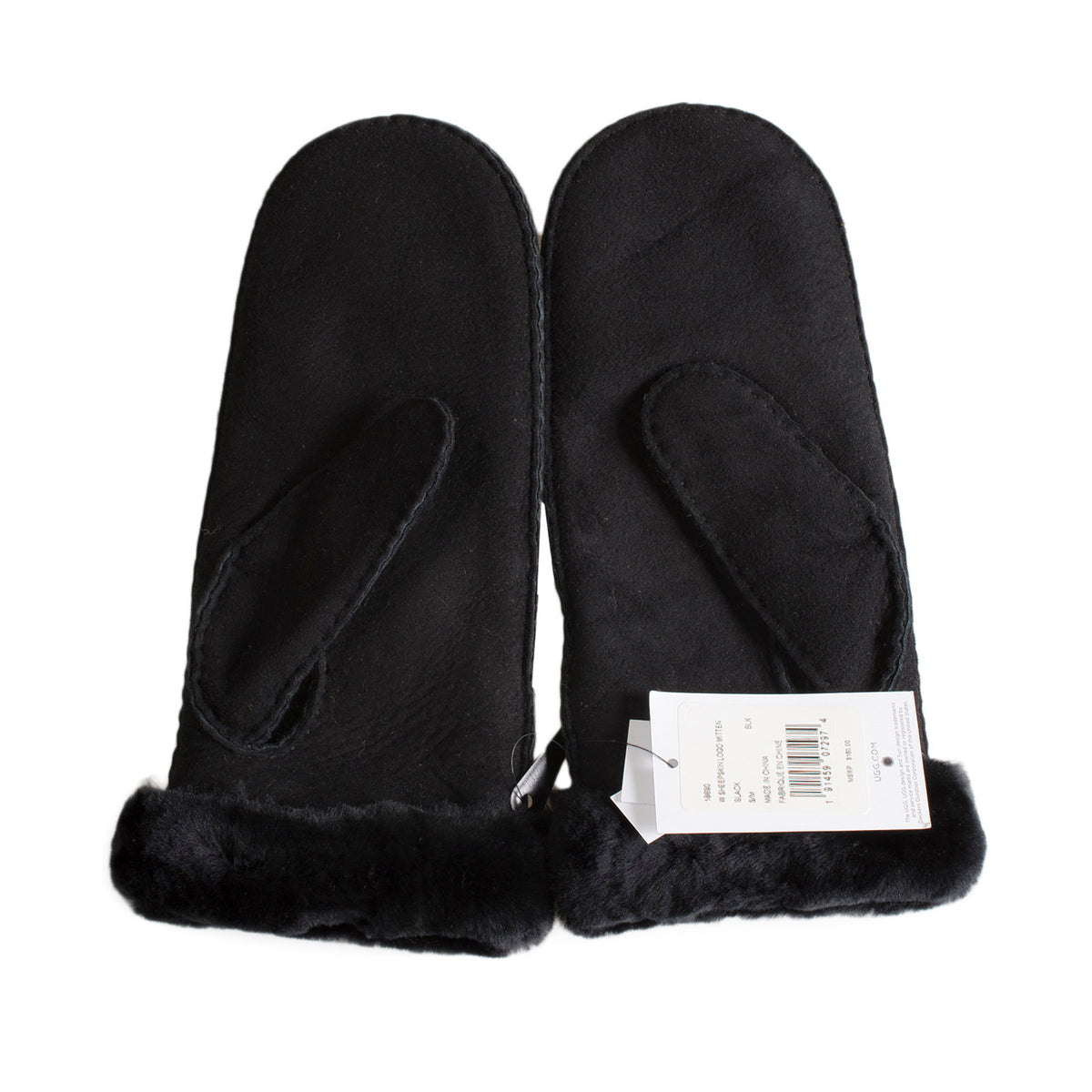 UGG Black Logo Mittens - Women's – MyCozyBoots