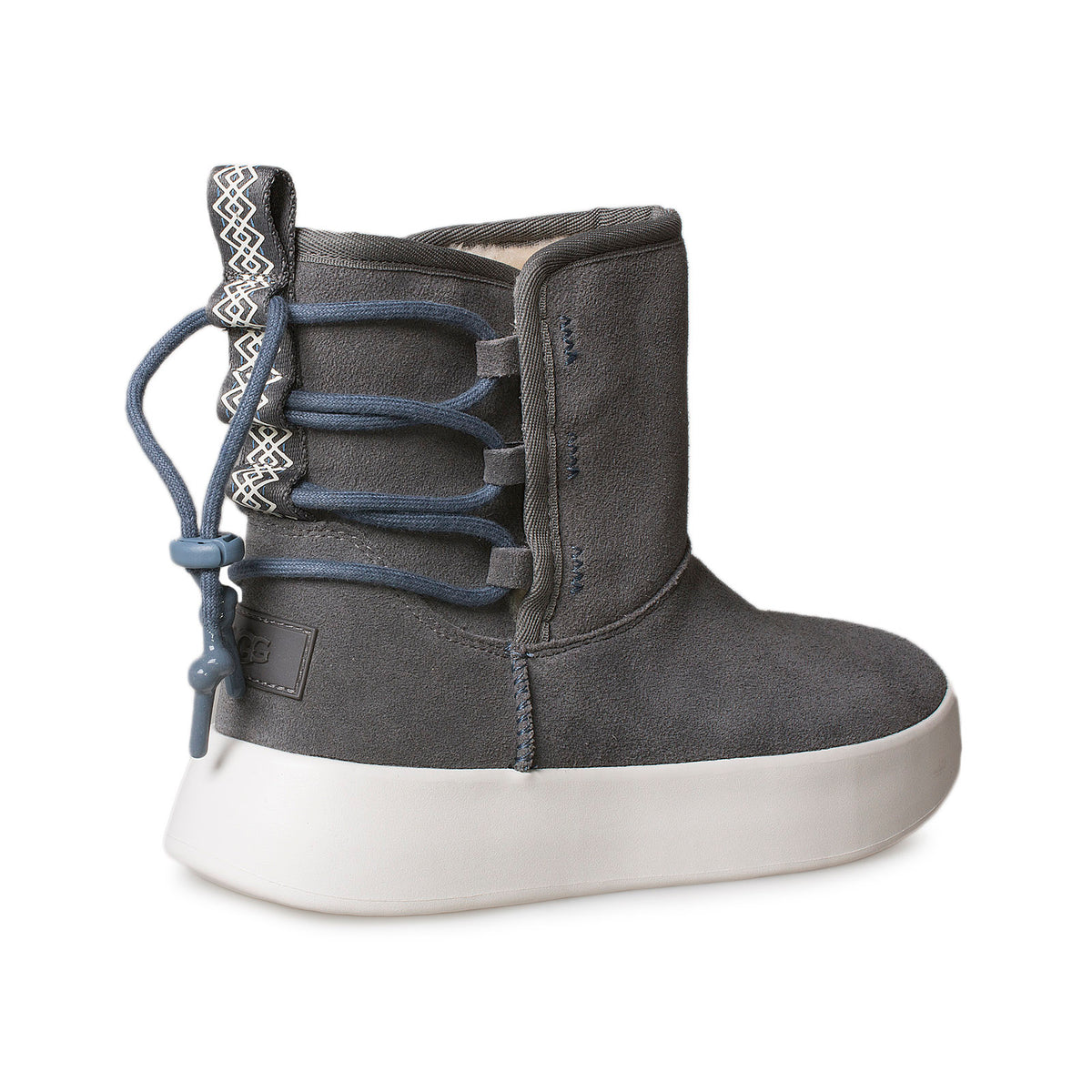 UGG Classic Boom Ankle Charcoal Boots - Women's – MyCozyBoots
