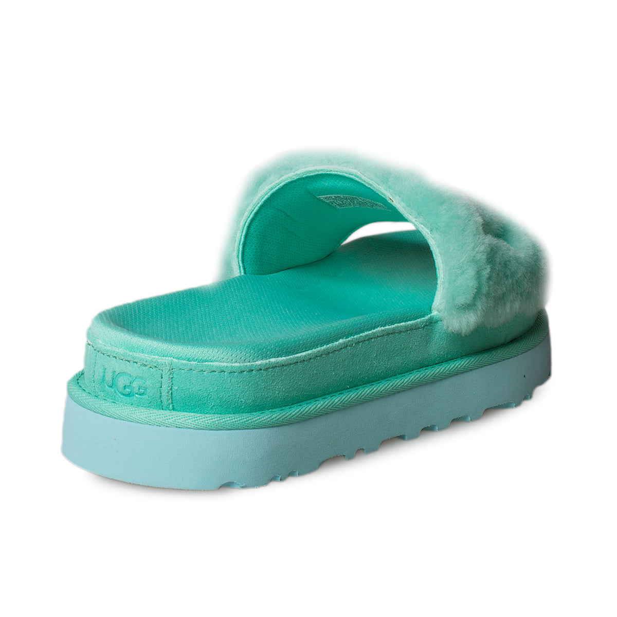 UGG Laton Fur Slide Tide Pool Slippers - Women's – MyCozyBoots