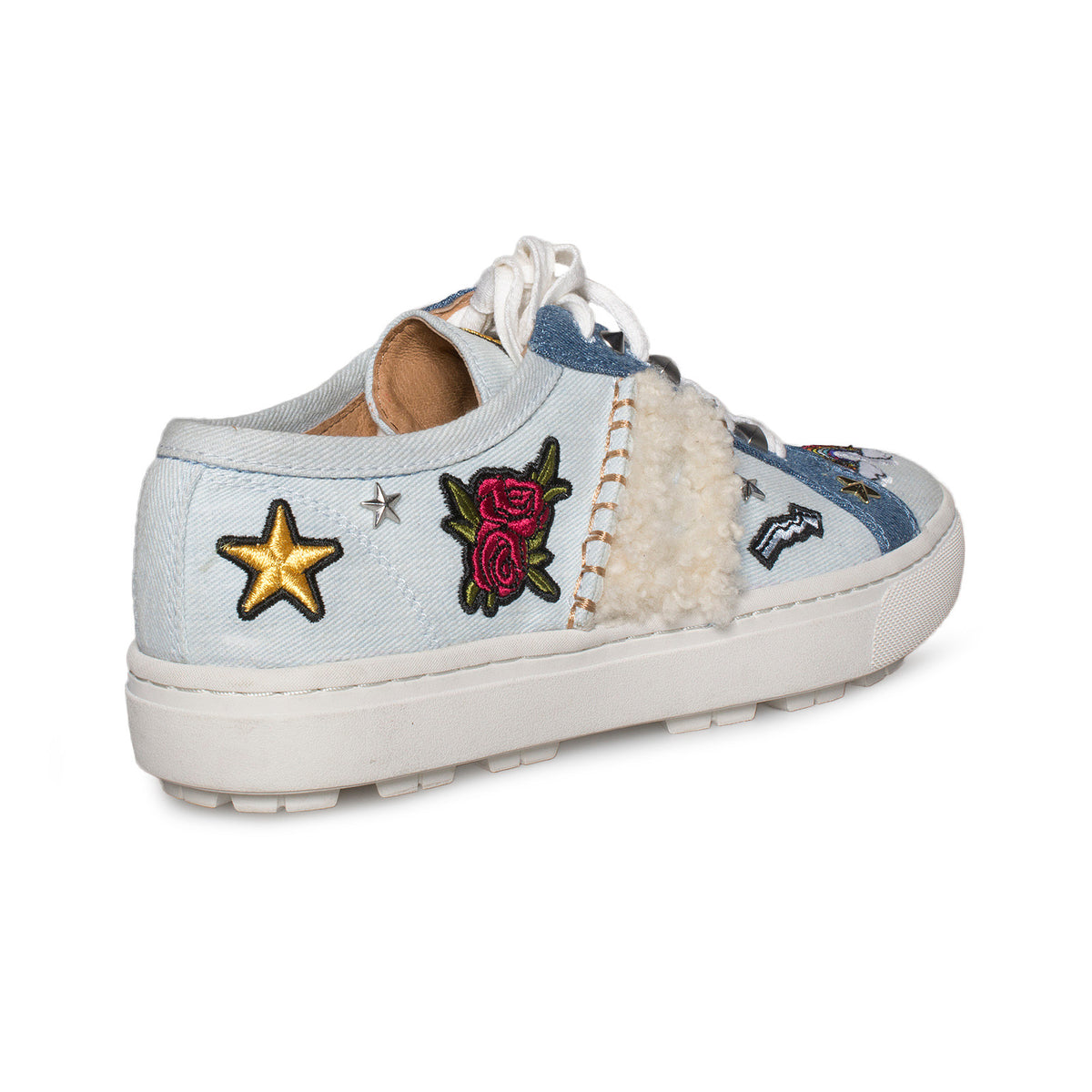 UGG Patch It Bleach Denim Sneakers - Women's – MyCozyBoots