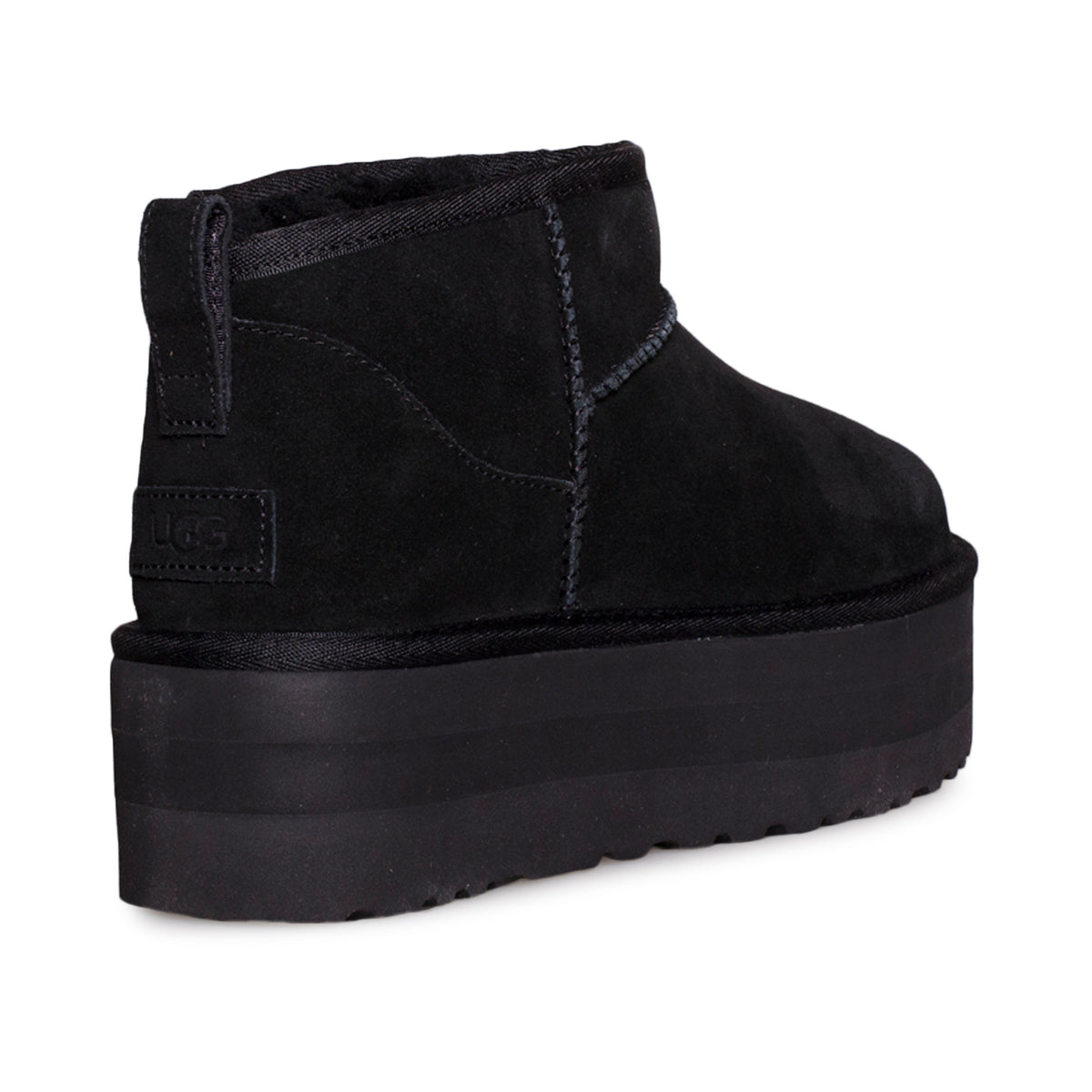 UGG Classic Ultra Mini Platform Black Boots - Women's – MyCozyBoots