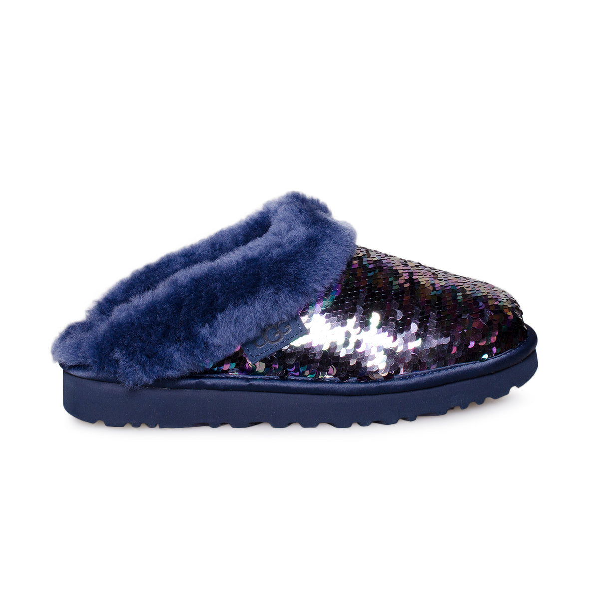 UGG Cluggette Sequin Navy Slippers - Women's – MyCozyBoots