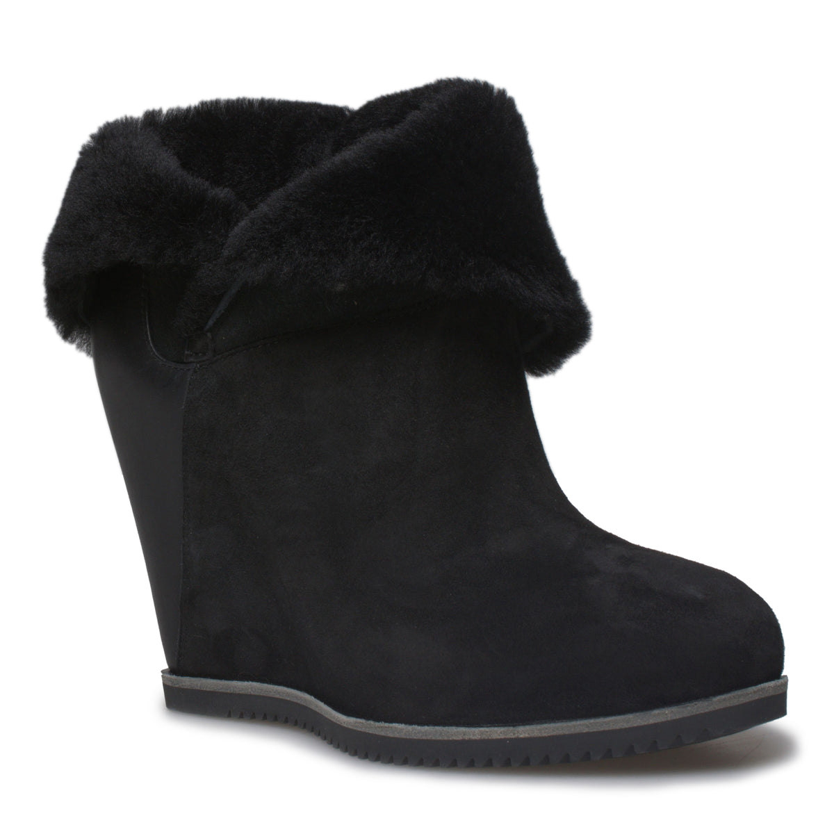 UGG Classic Mondri Cuff Black Boots - Women's – MyCozyBoots