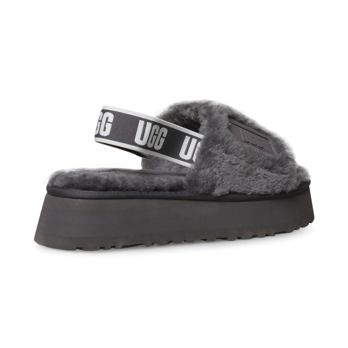 UGG Disco Slide Dark Grey Shoes - Women's – MyCozyBoots