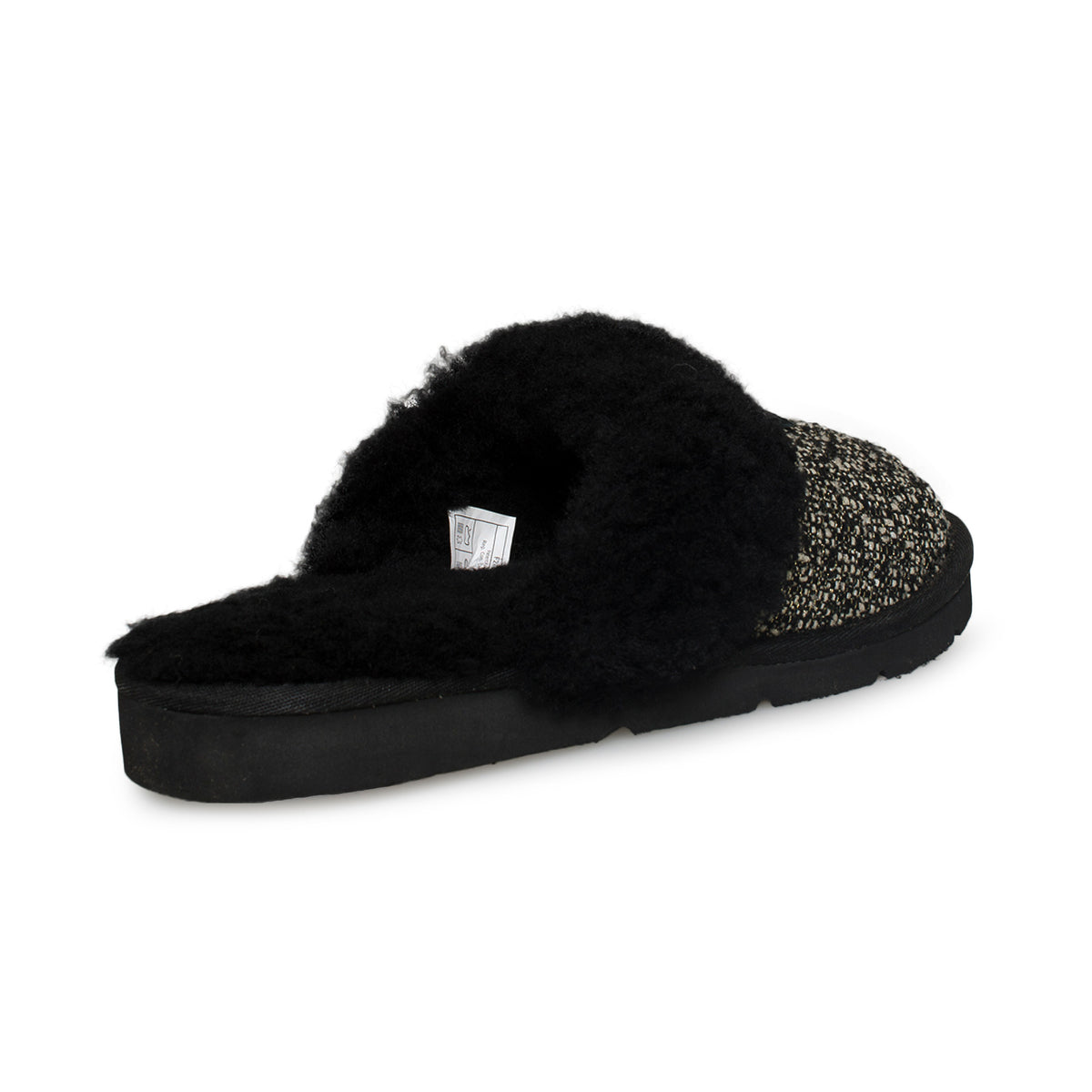UGG Cozy Fancy Tweed Black Slippers – MyCozyBoots