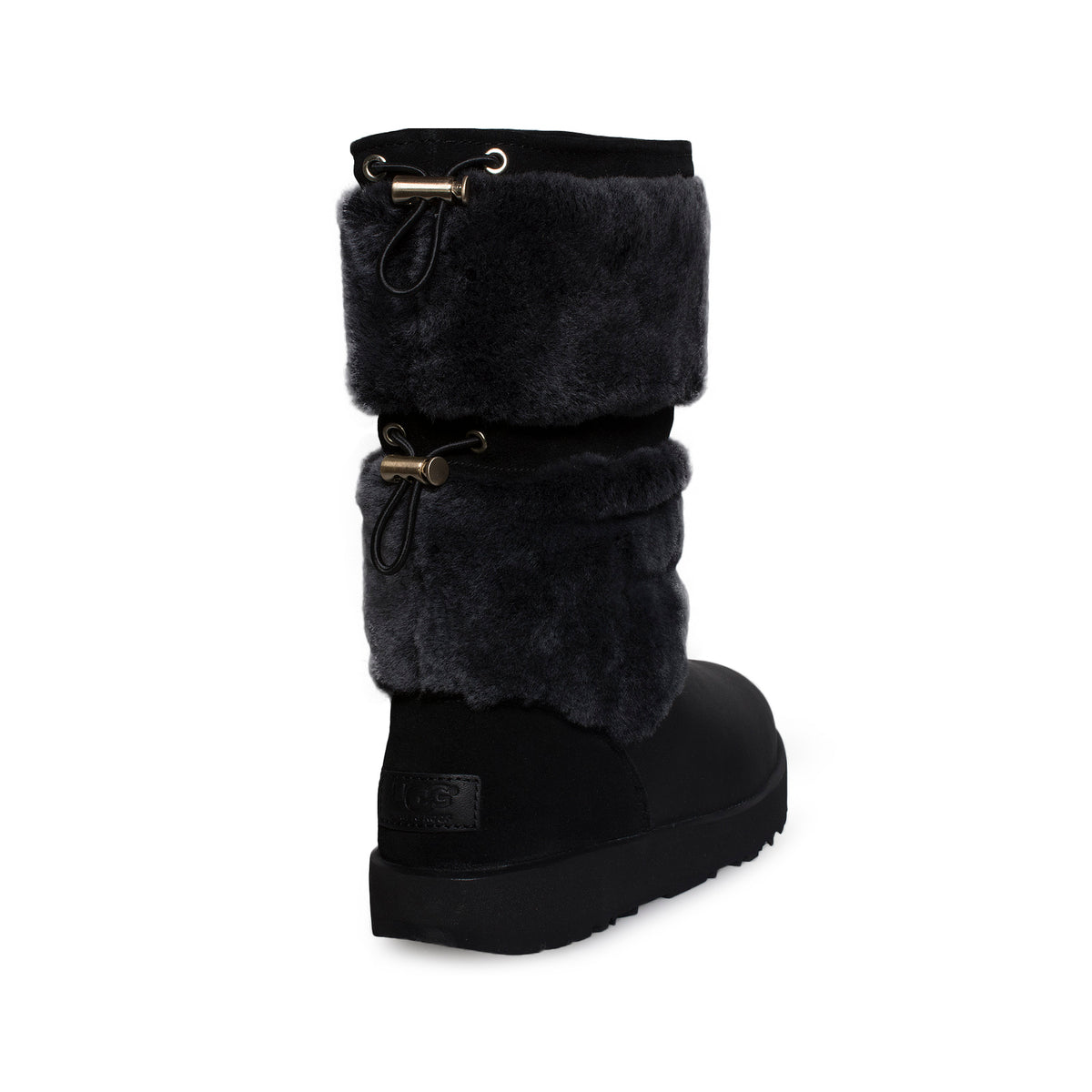 UGG Reykir Waterproof Black Boots – MyCozyBoots