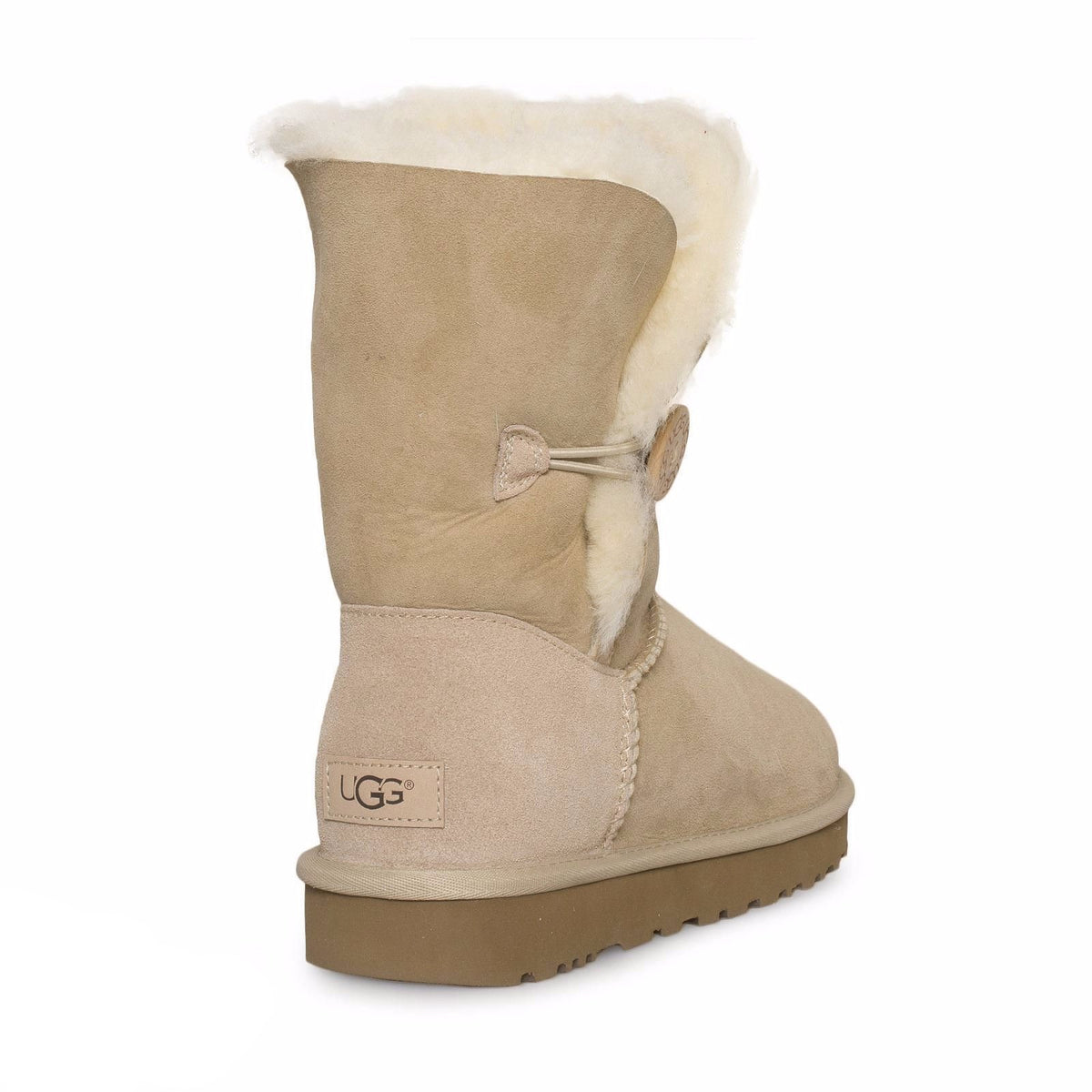 UGG Bailey Button Sand Boots – MyCozyBoots